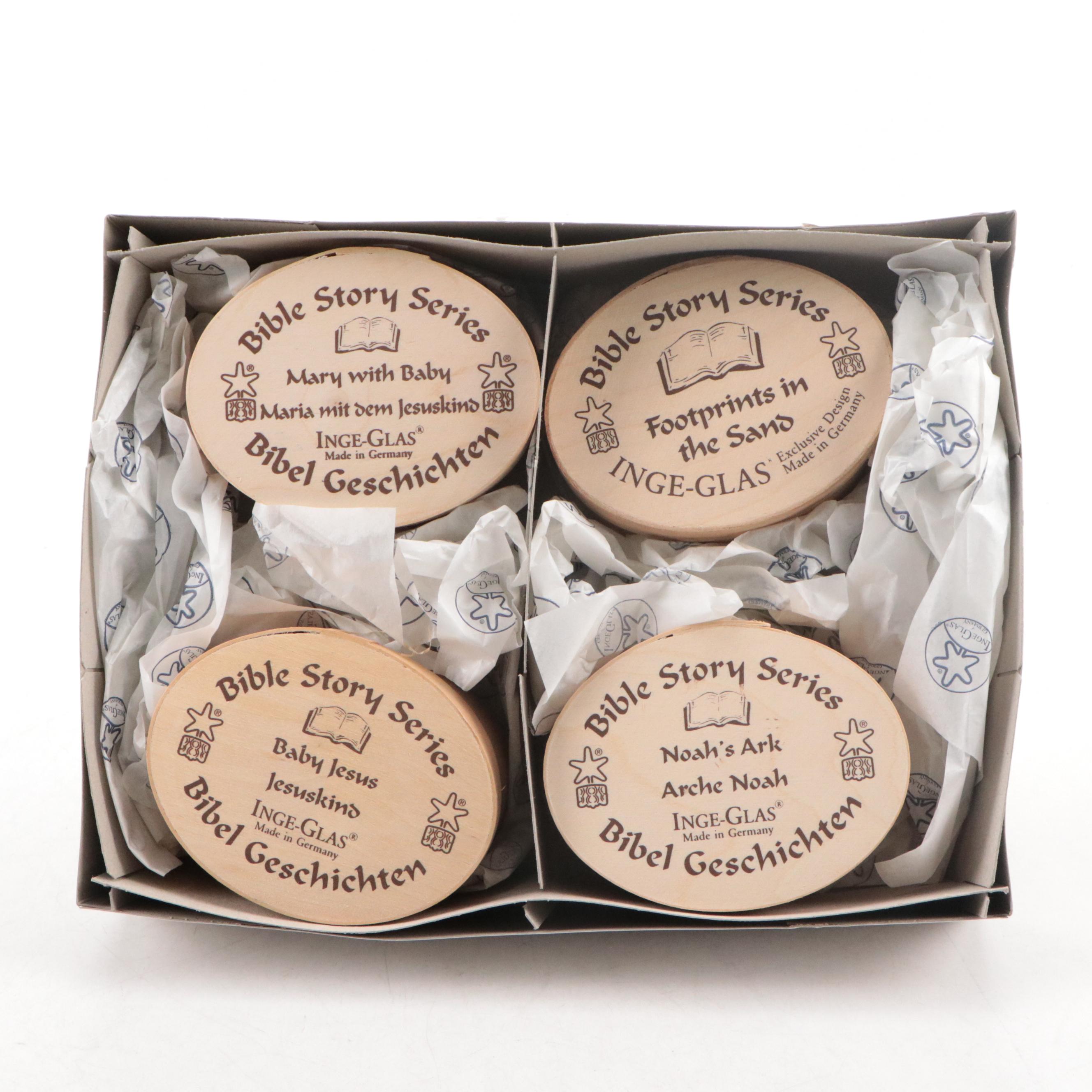Inge German Bible Story Series Glass Ornament Set | EBTH