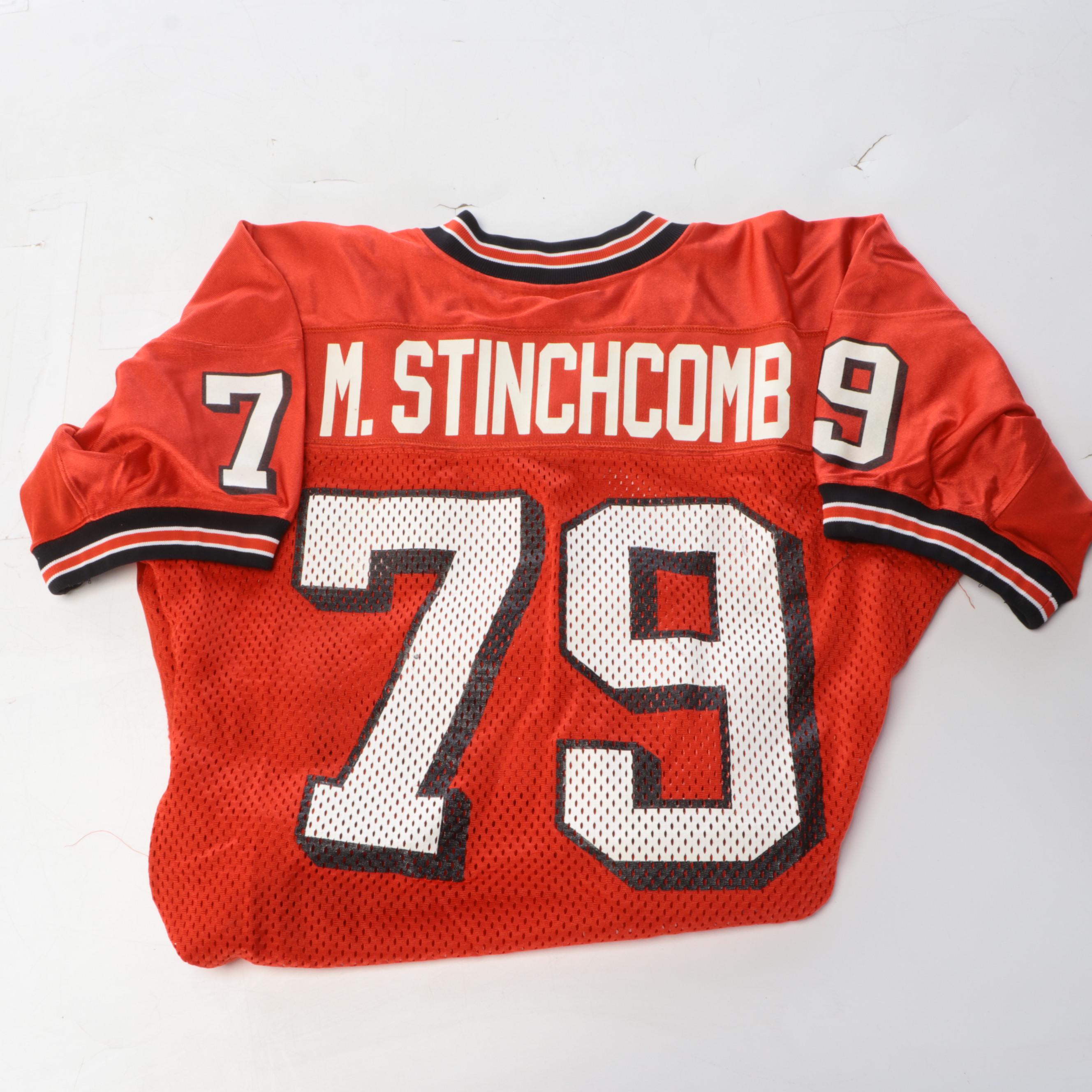 Matt Stinchcomb Player Issued Georgia and Raiders Jerseys with More | EBTH