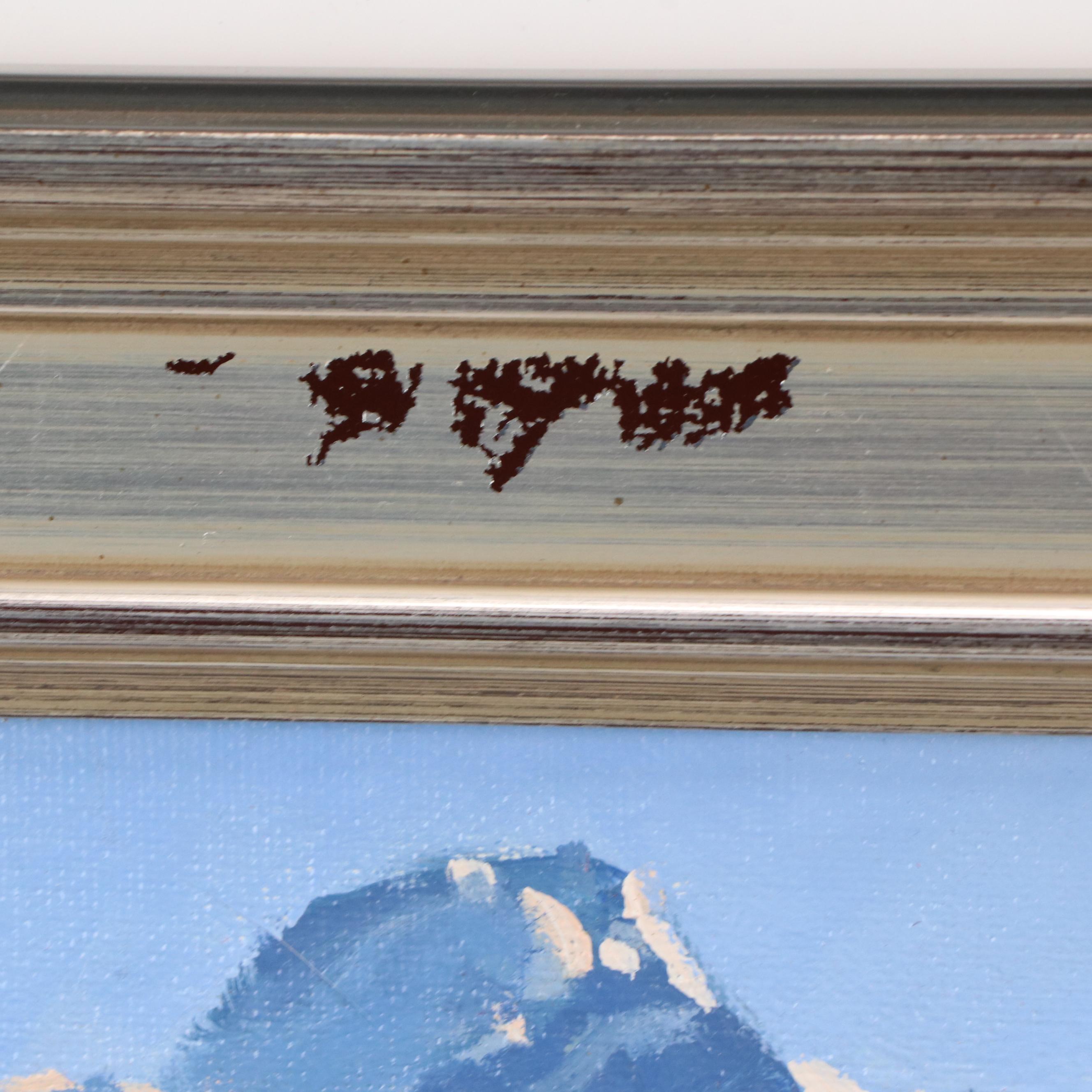 Peter Beadle Oil Painting "The Humboldt Mountains and Dart River" | EBTH