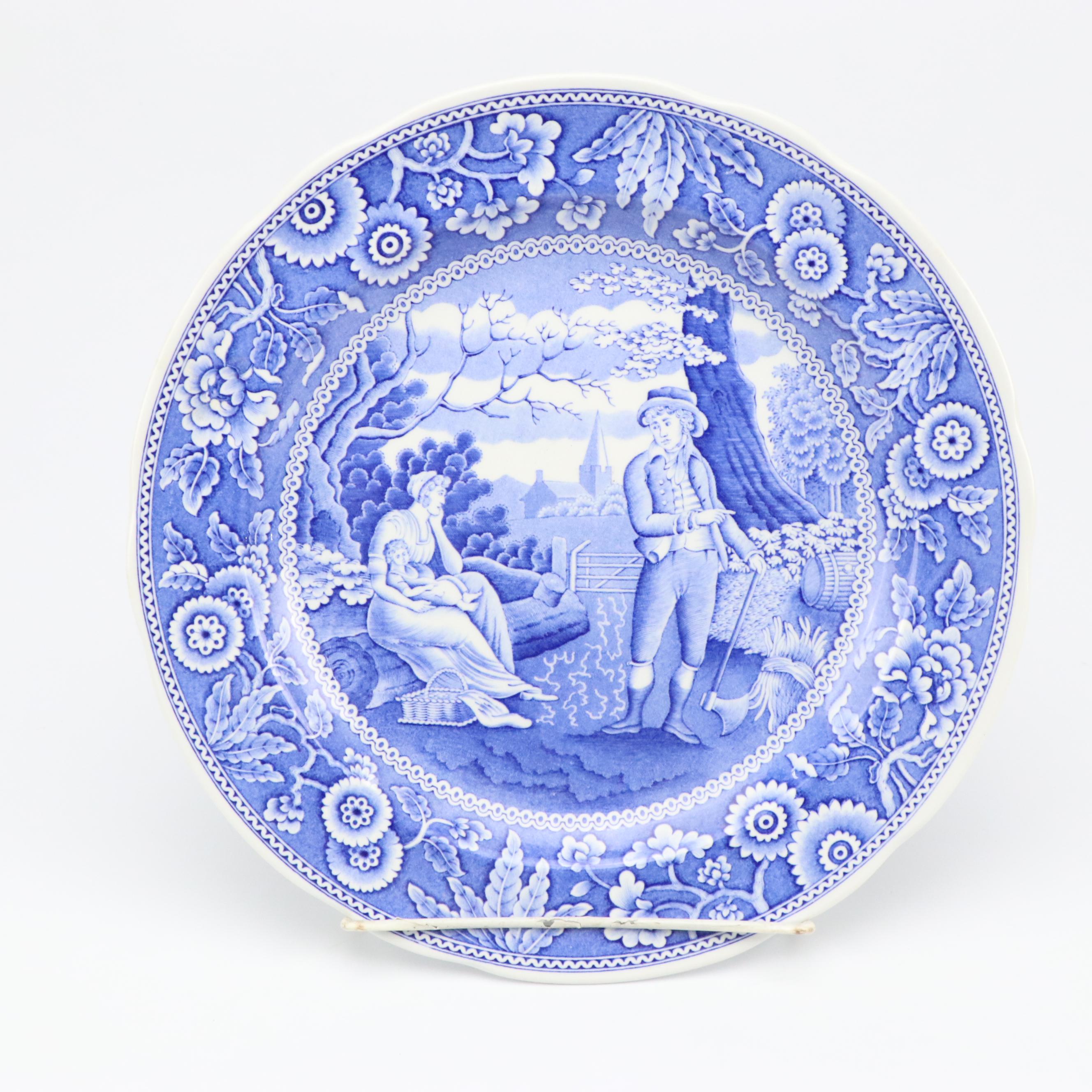 Spode "Blue Room Collection" Ceramic Dinner Plates, Late 20th C. | EBTH