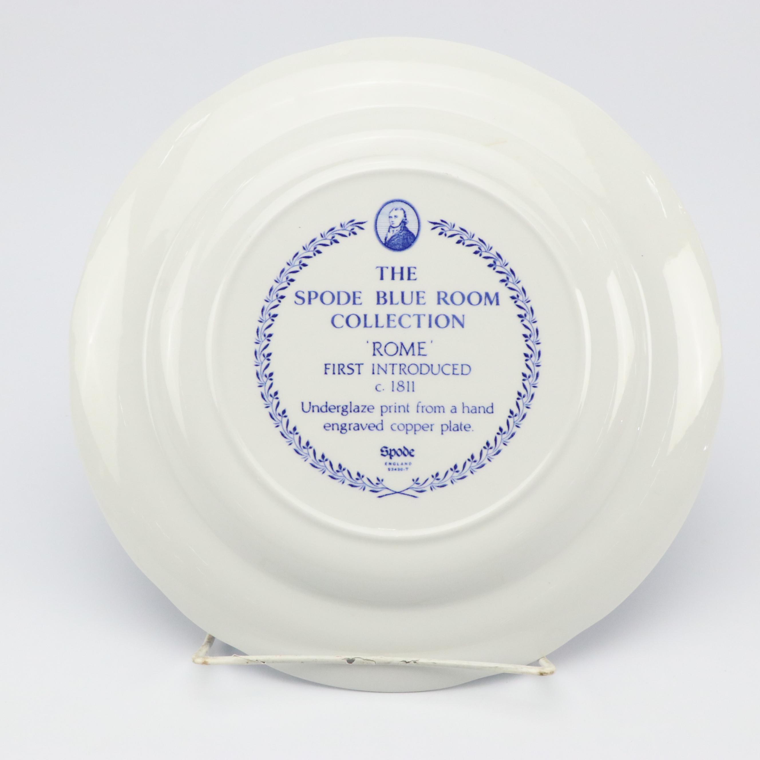 Spode "Blue Room Collection" Ceramic Dinner Plates, Late 20th C. | EBTH