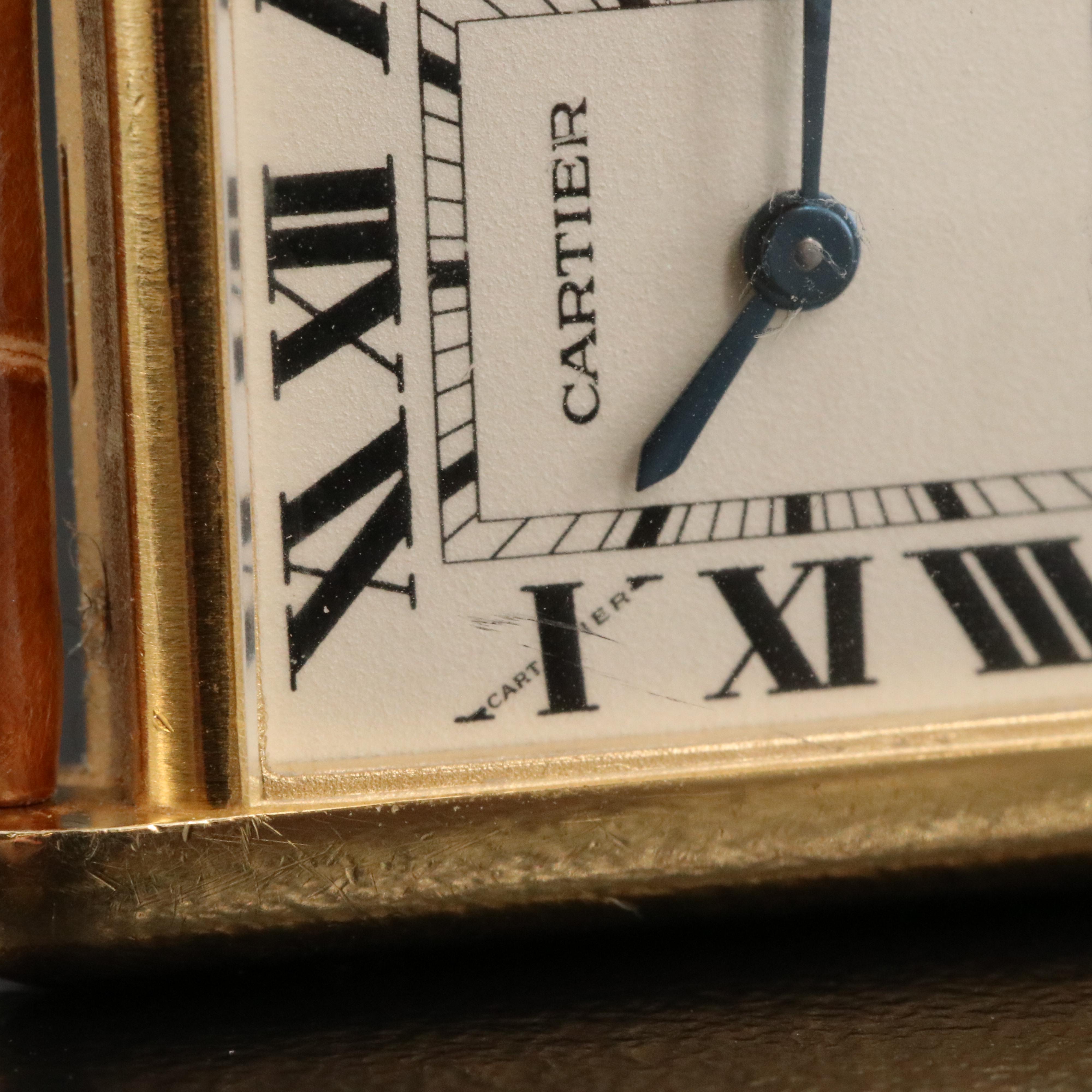 Cartier 18K Tank Louis Quartz Watch | EBTH