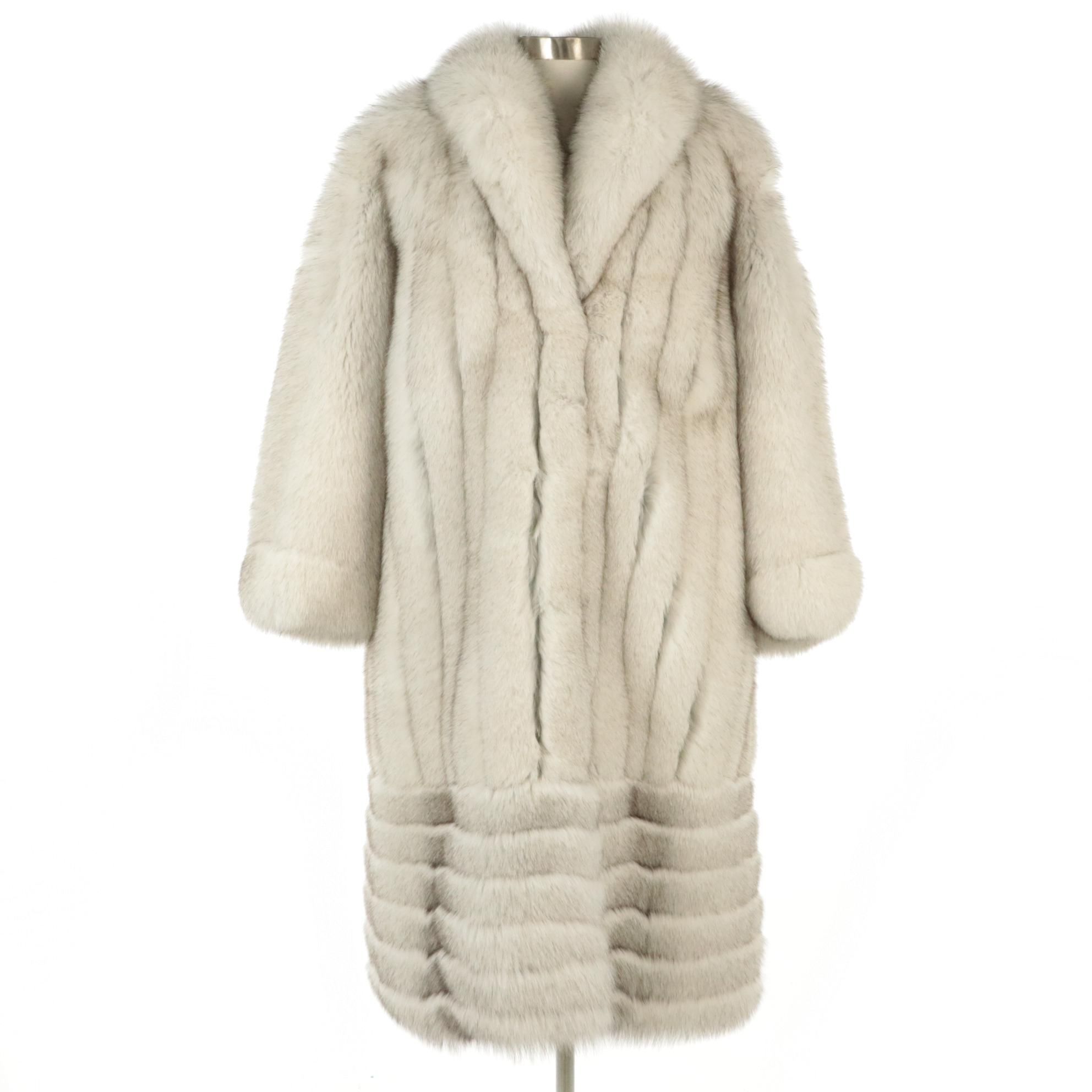 Blue Fox Fur Coat from Elán Furs | EBTH