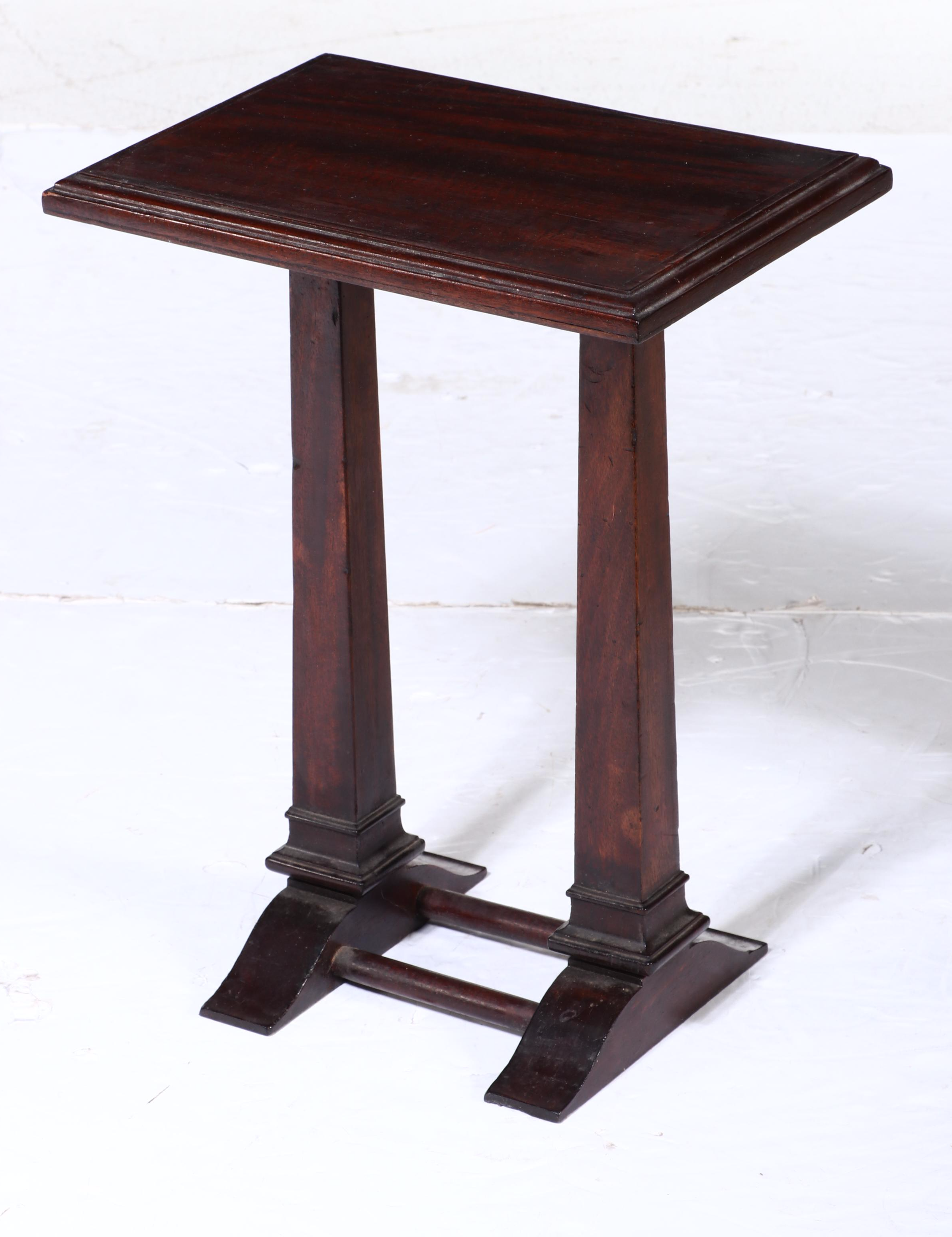 American Empire Revival Mahogany Side Table, Early 20th Century ...