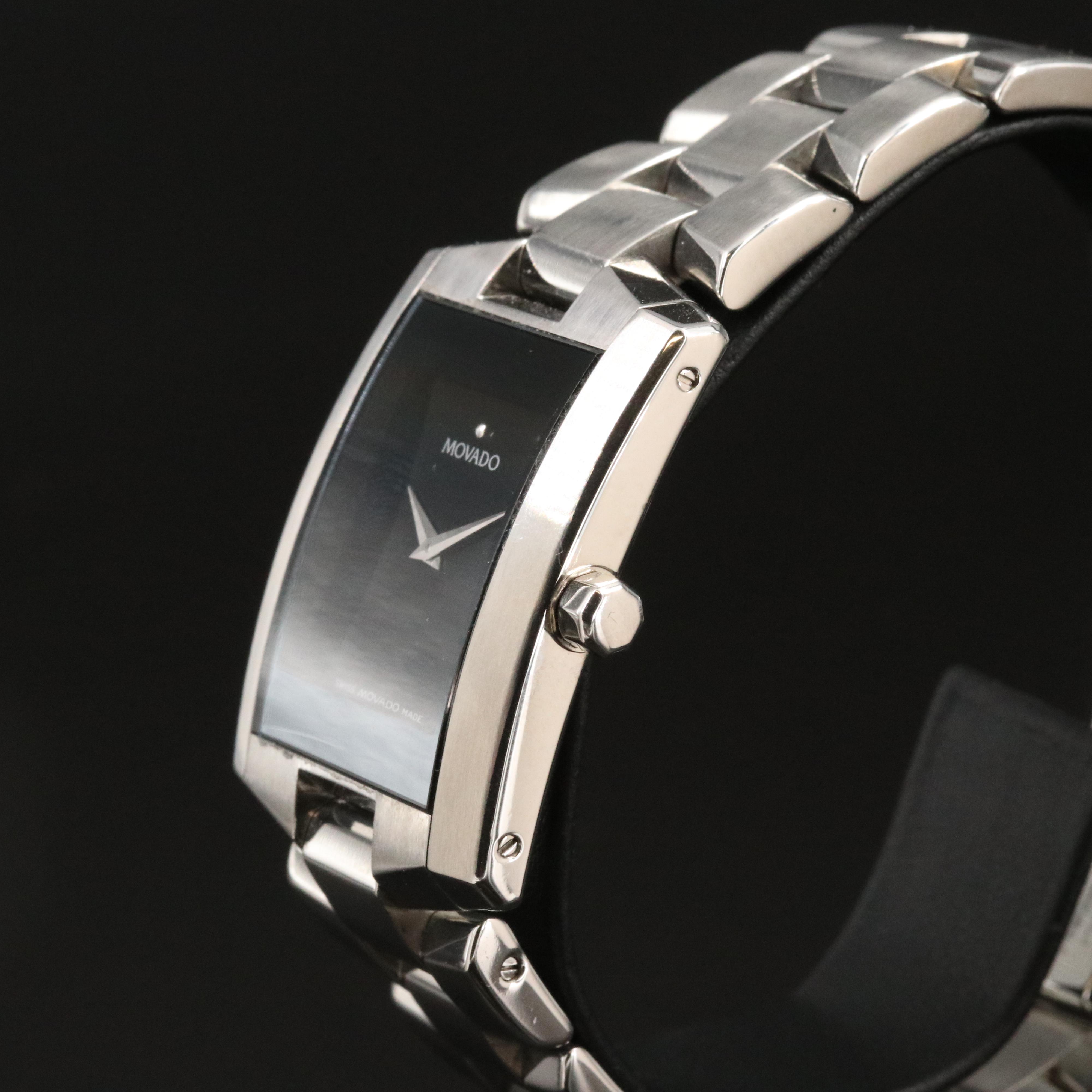 Swiss Made Movado Eliro Stainless Steel Watch | EBTH