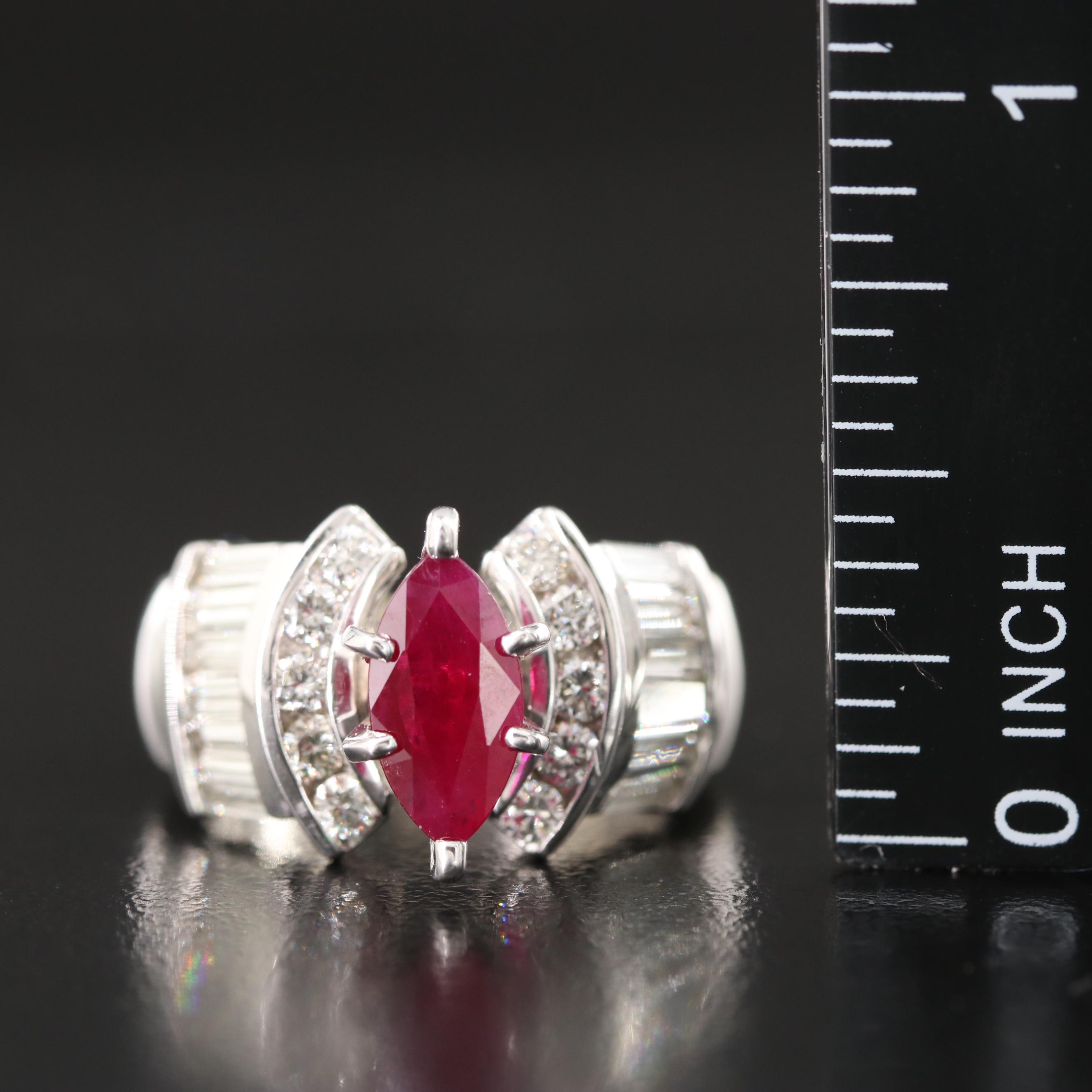 18K Ruby and Diamond Ring | EBTH