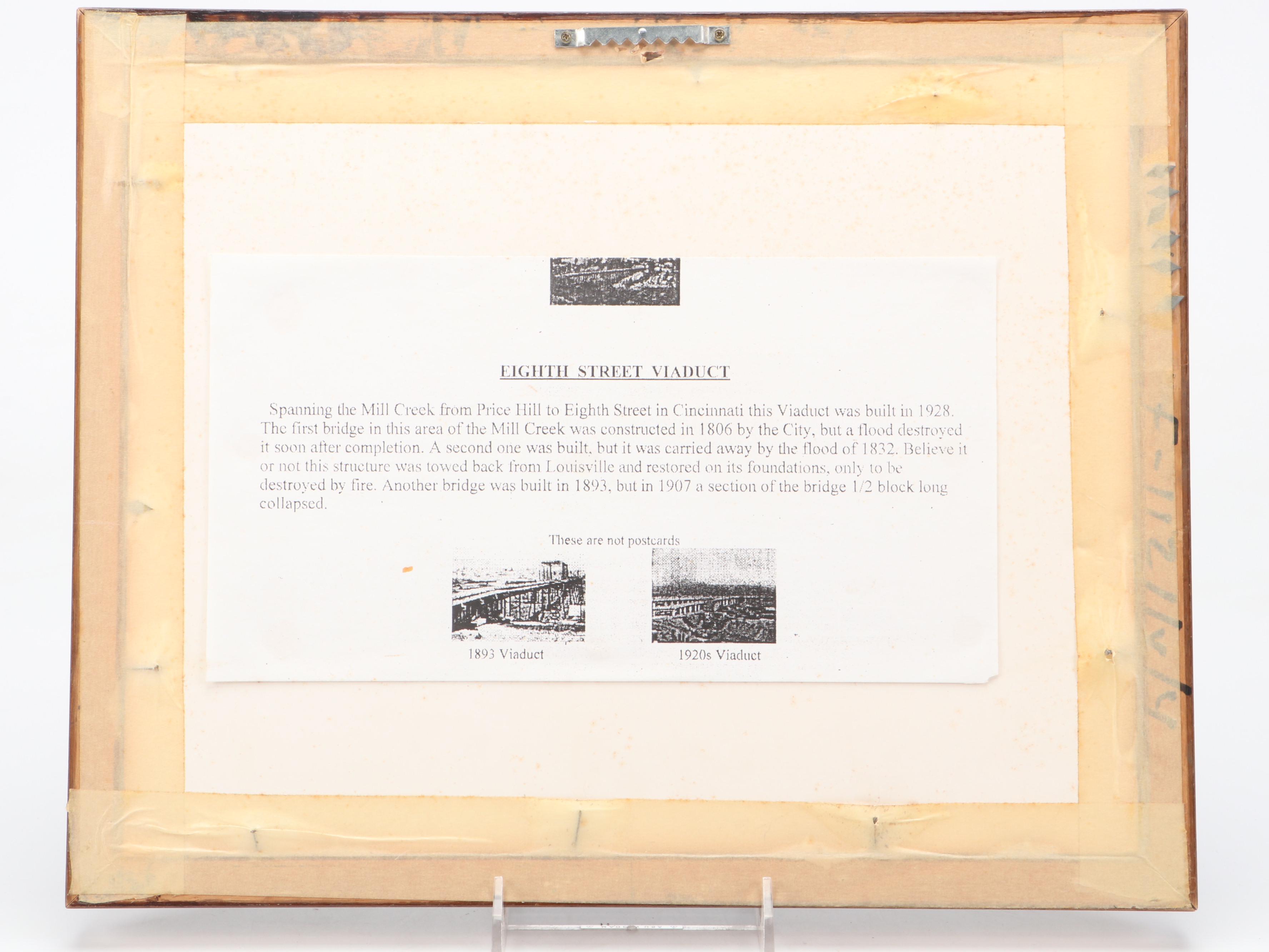 Gilt Wooden Frames Featuring Historic Cincinnati, Ohio Prints | EBTH
