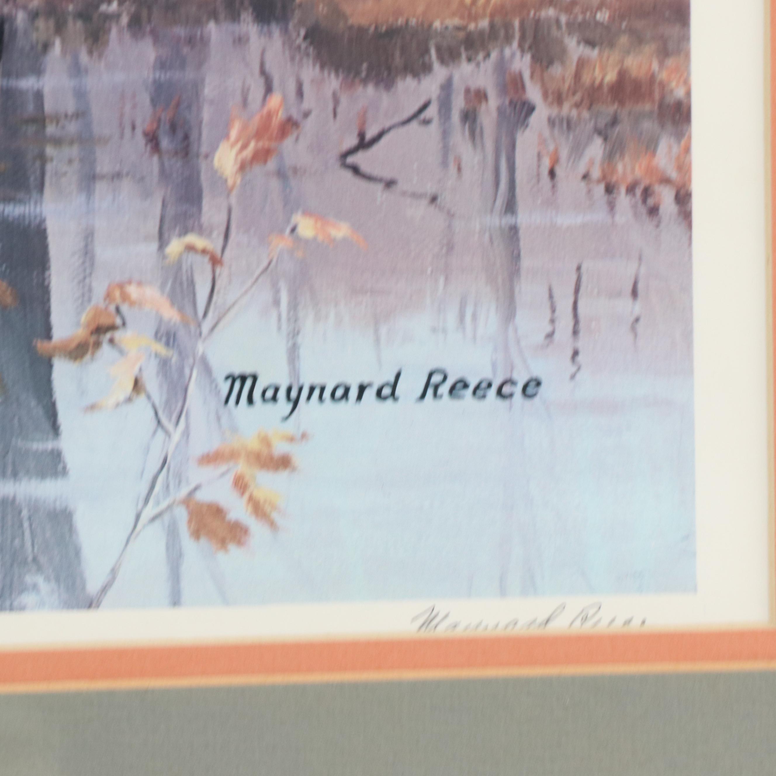 Maynard Reece Offset Lithograph Flock of Mallards, Late 20th Century | EBTH