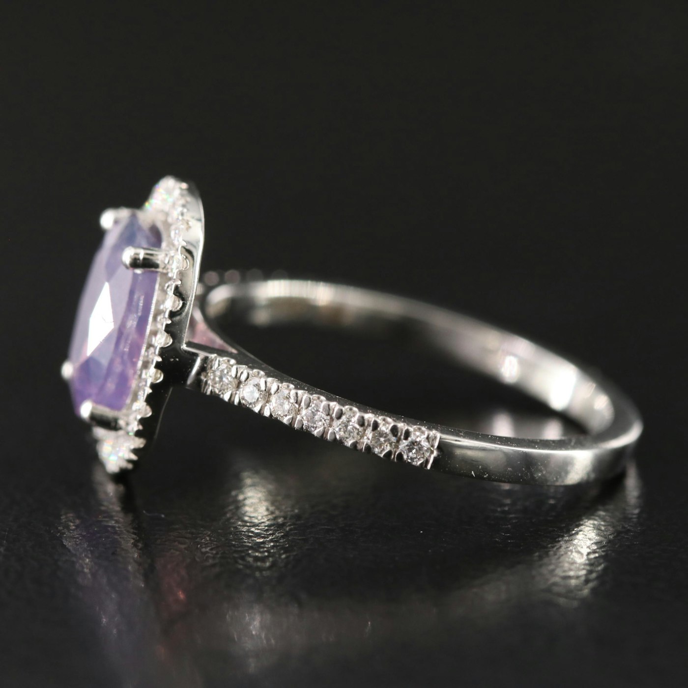 Platinum 2.06 CT Kashmir Unheated Sapphire and Diamond Ring | EBTH Platinum 2.06 CT Kashmir Unheated Sapphire and Diamond Ring | EBTH