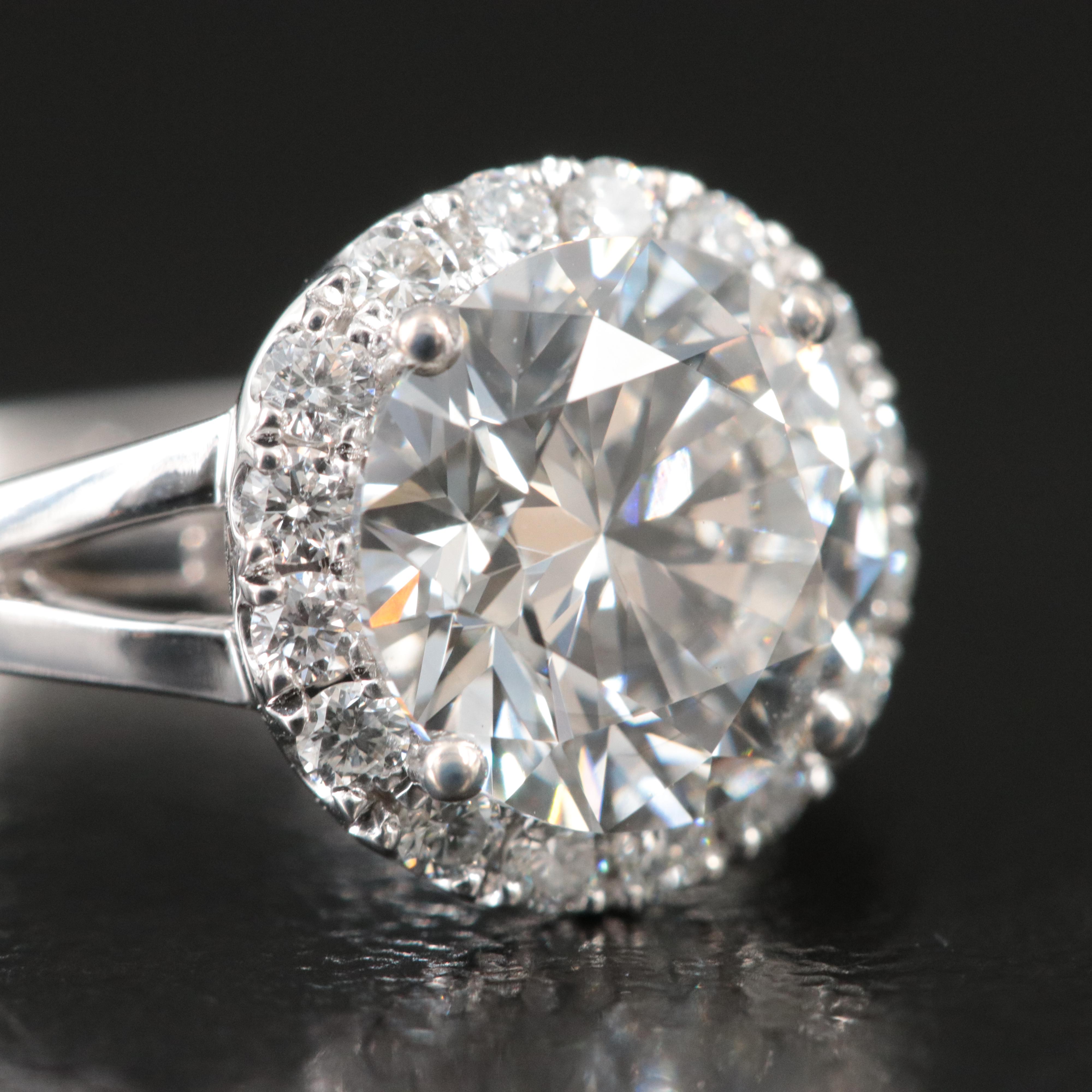 18K 2.06 CTW Diamond Ring with Lab Grown Diamond Center and Online IGI ...