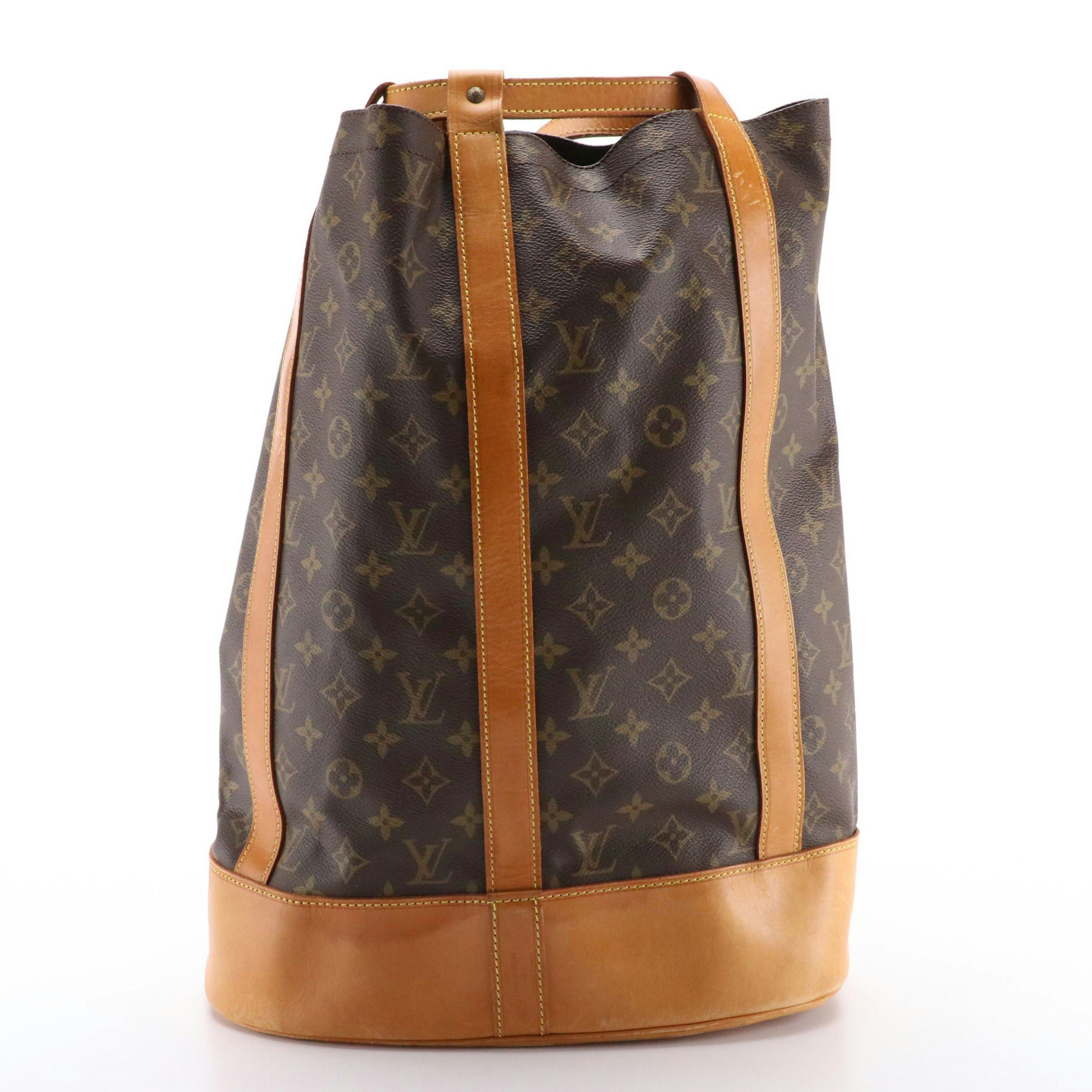 Louis Vuitton Randonnée Backpack Bag in Monogram Canvas and Leather | EBTH