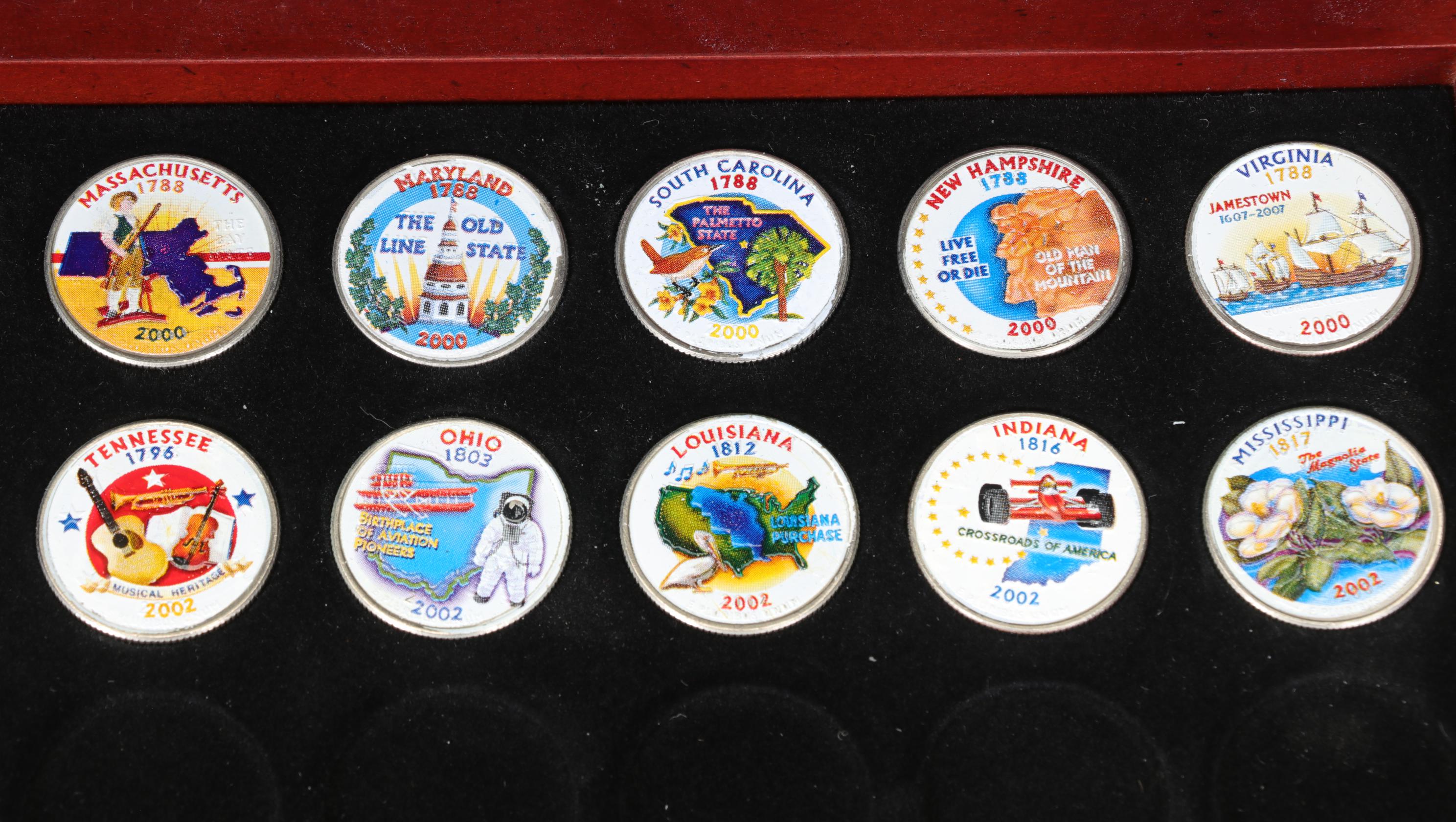 Gold Dollar Presidents and Quarter Statehood Coin Collections | EBTH