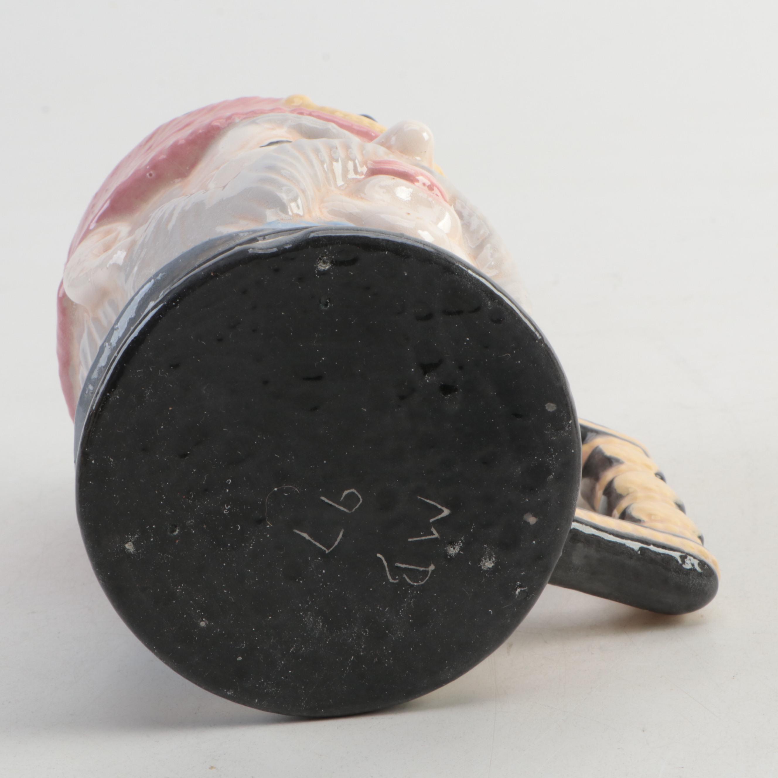 Toby Jug Style Ceramic Mugs, 1997 | EBTH