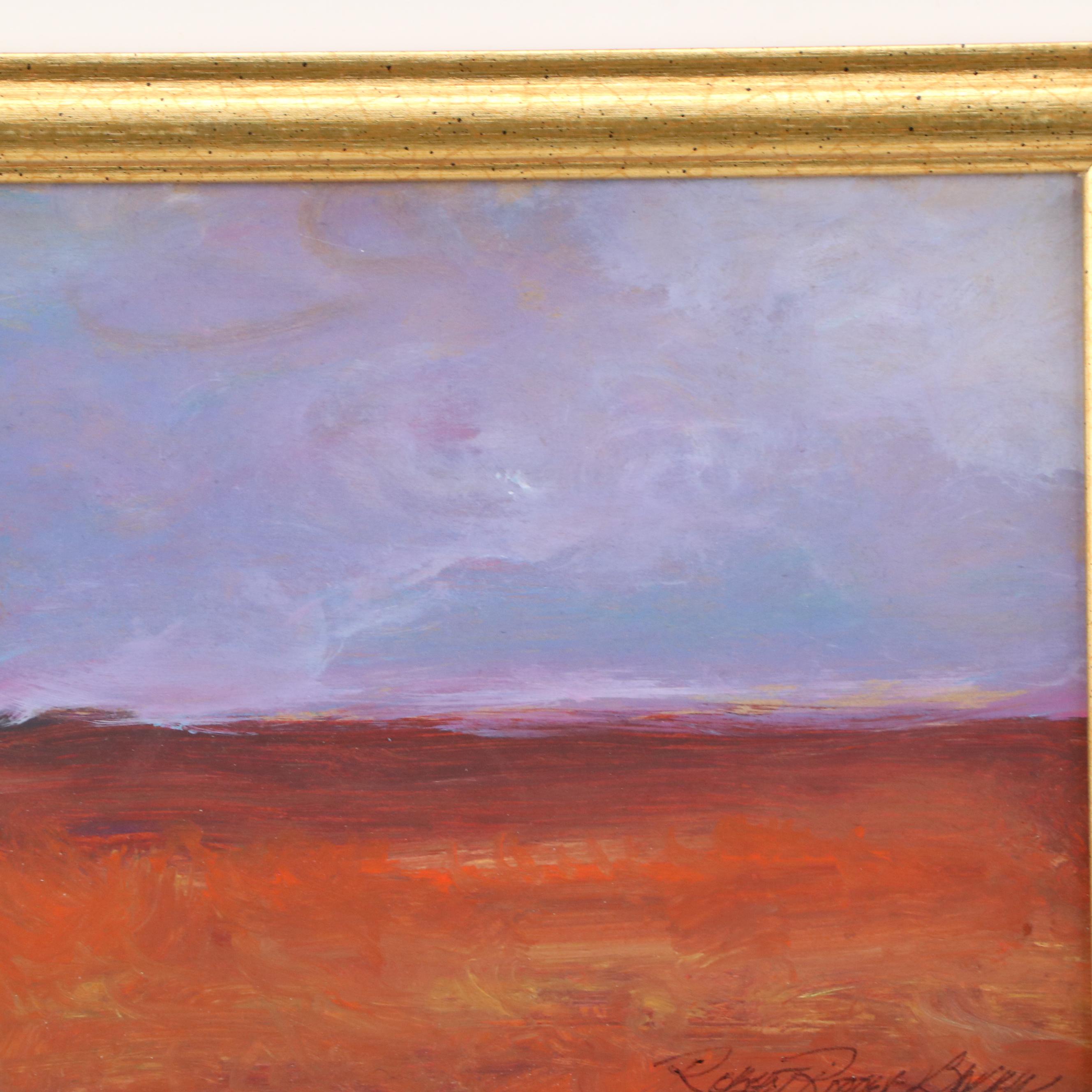 Robert Riddle-Baker Landscape Acrylic Painting "Sunset Glow," 2023 | EBTH