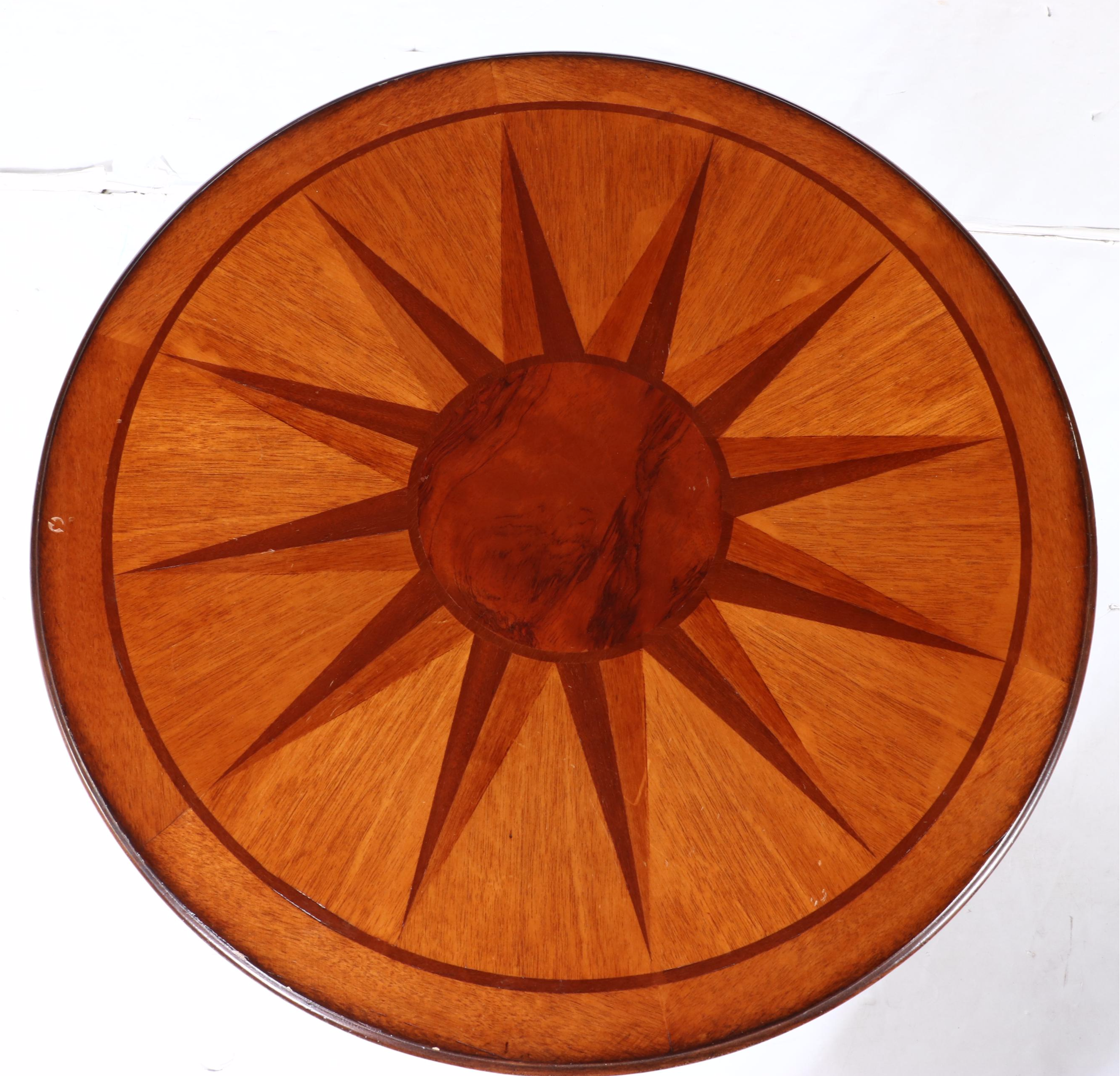 Pair of Patinated Metal, Molded Composite, and Marquetry Side Tables | EBTH