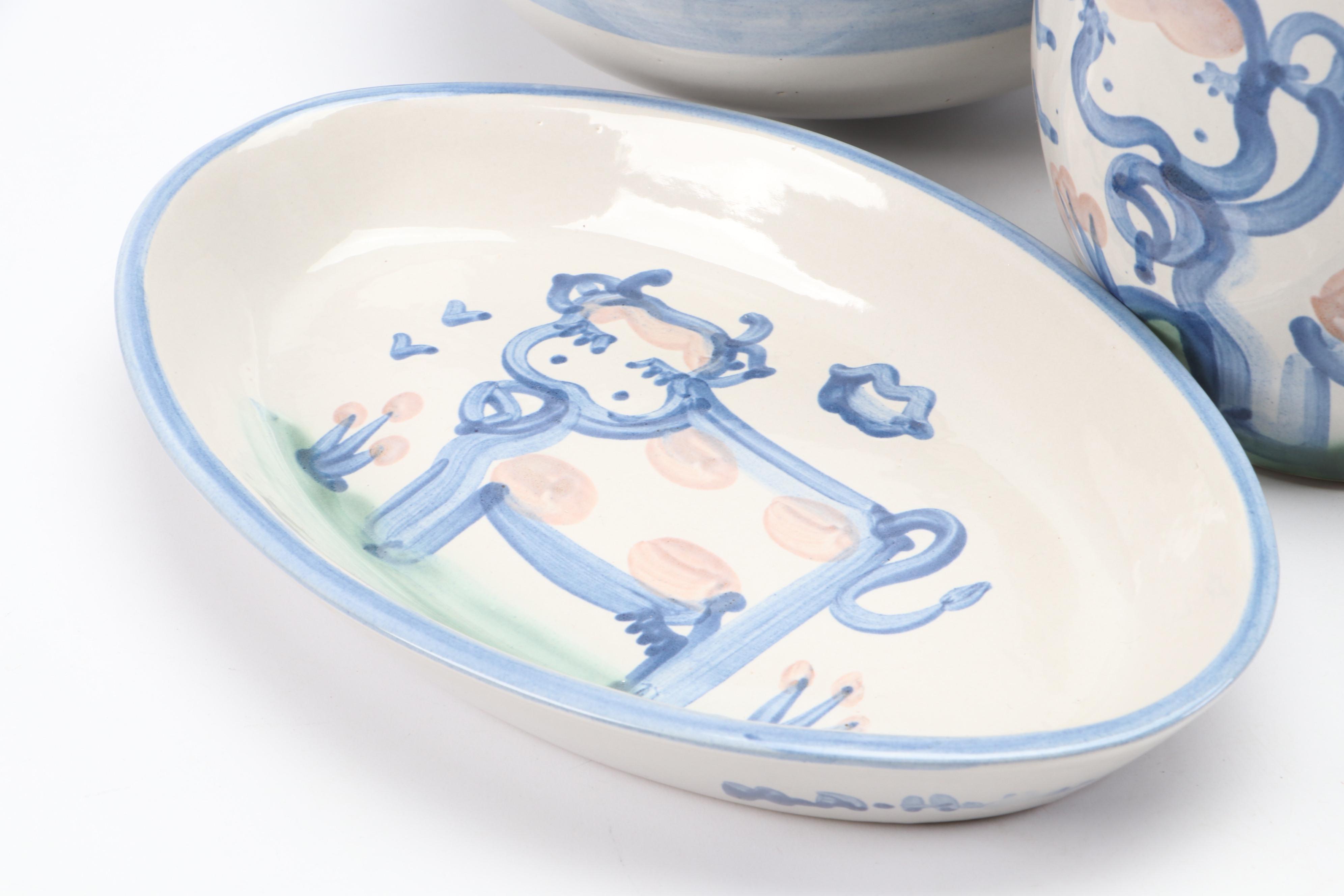 M. A. Hadley Stoneware "Countryside" Dinnerware and Accessories | EBTH