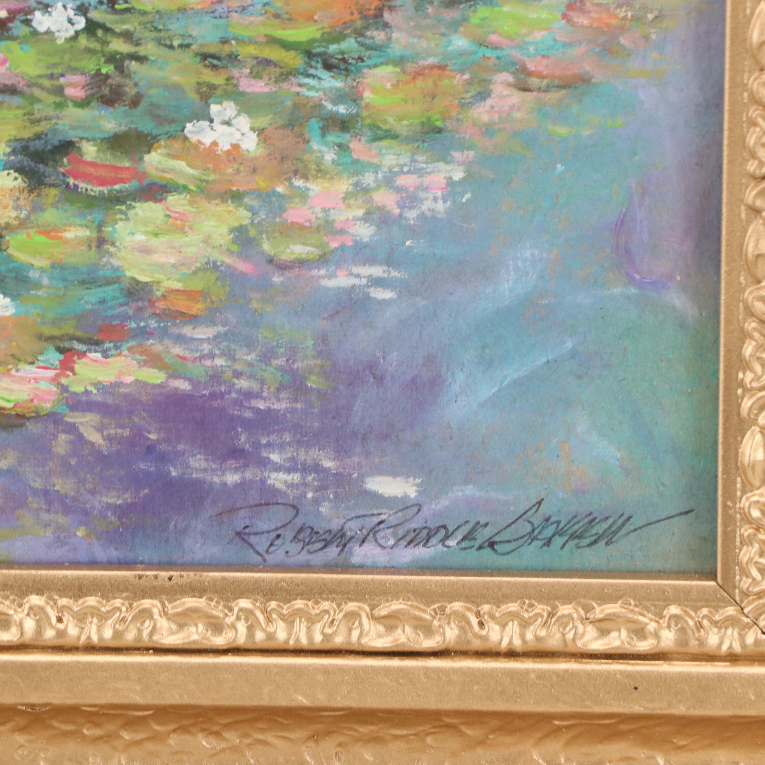 Robert Riddle-Baker Landscape Acrylic Painting "Jointed Effort," 2024 ...