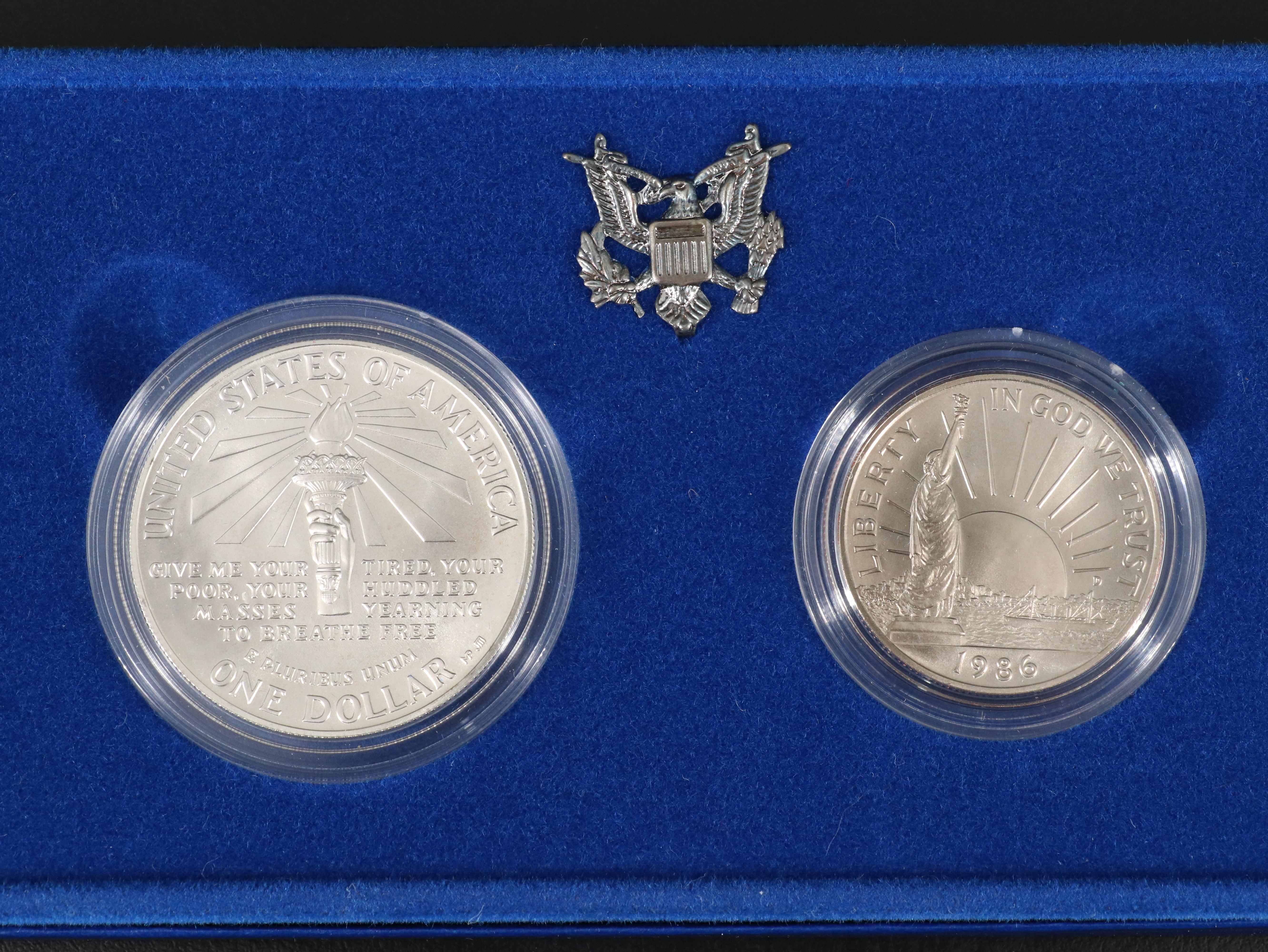 Four Different 1986 Liberty Coins and Sets | EBTH