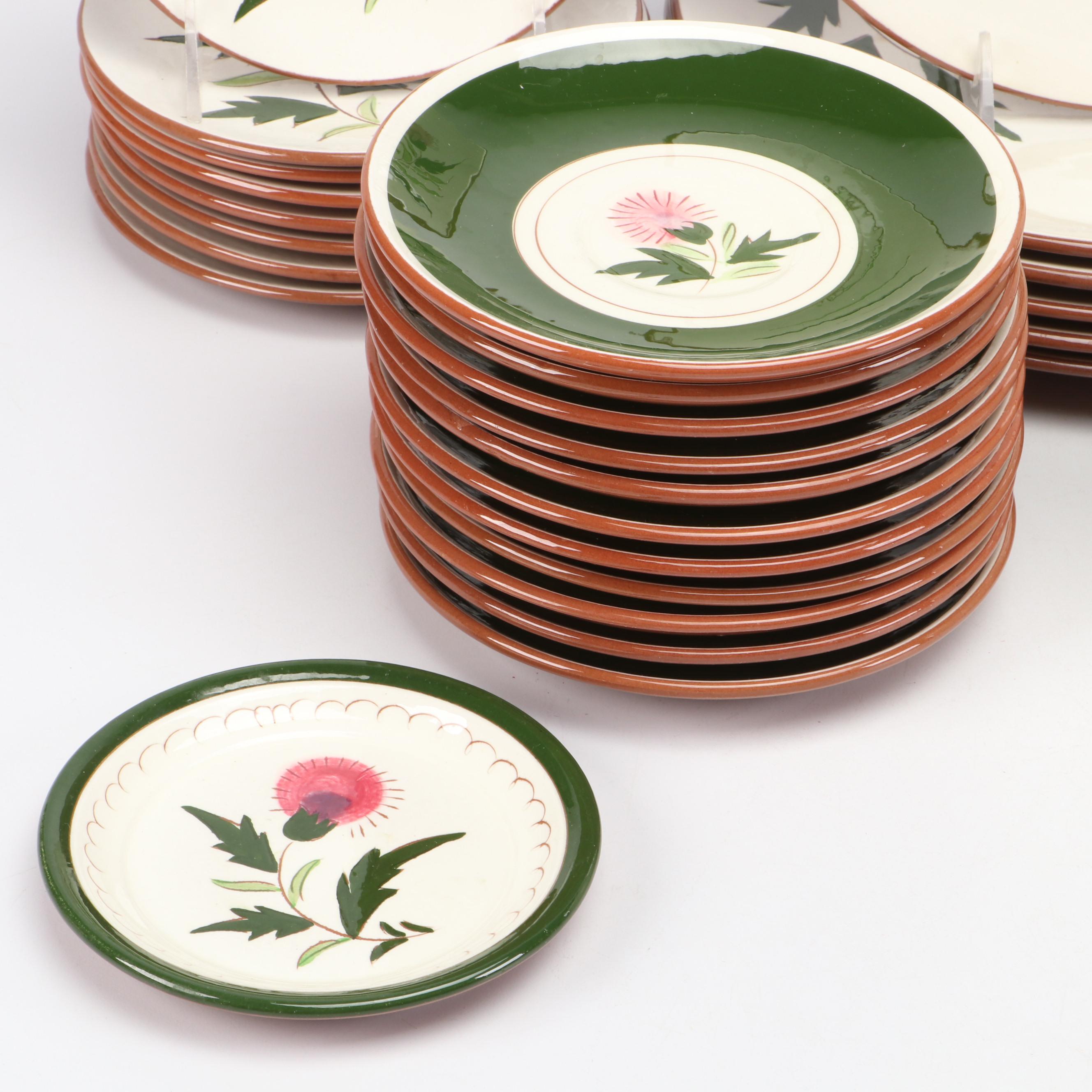 Stangl Pottery "Thistle" Dinnerware and Serving Pieces, Mid to Late ...