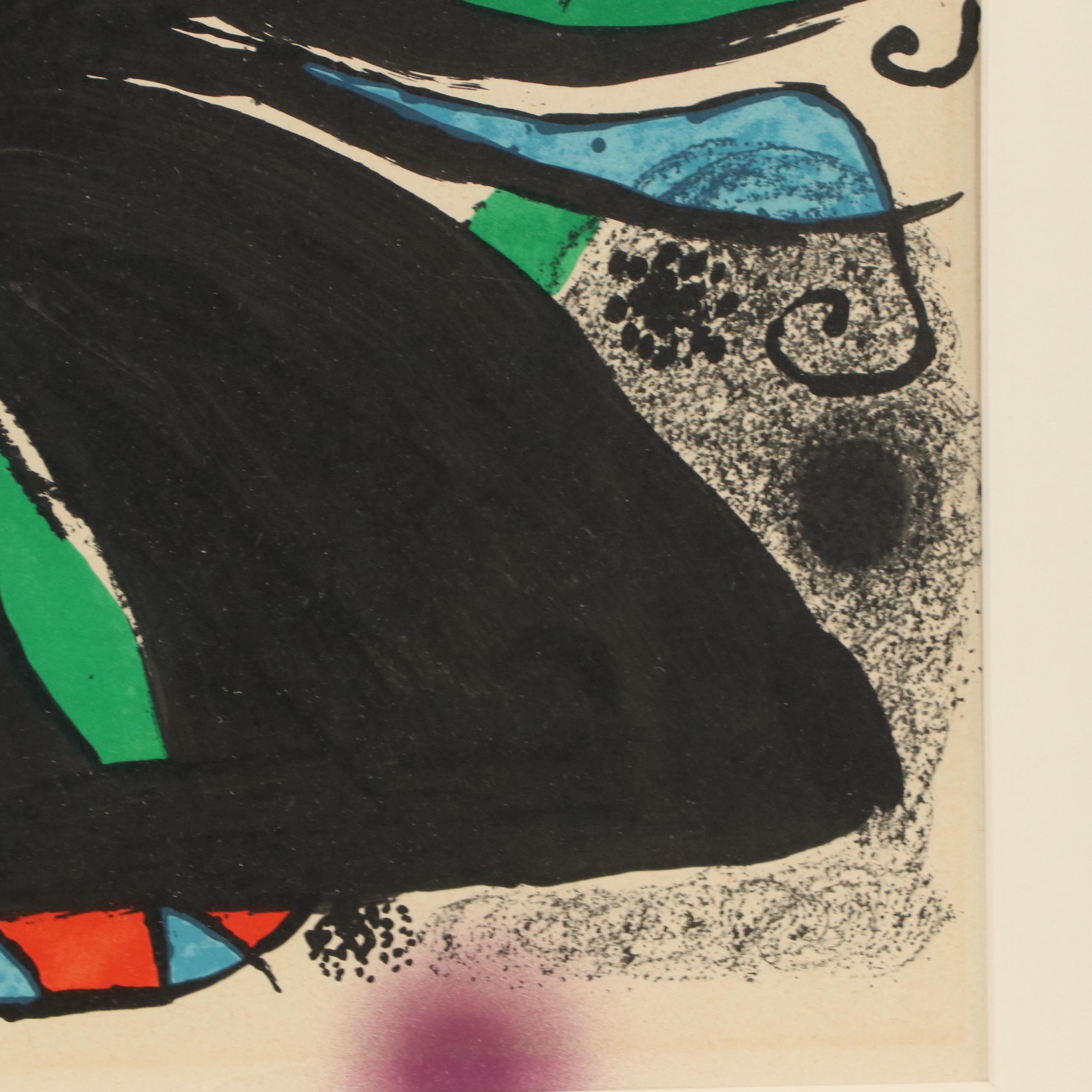 Joan Miró Abstract Color Lithograph | EBTH