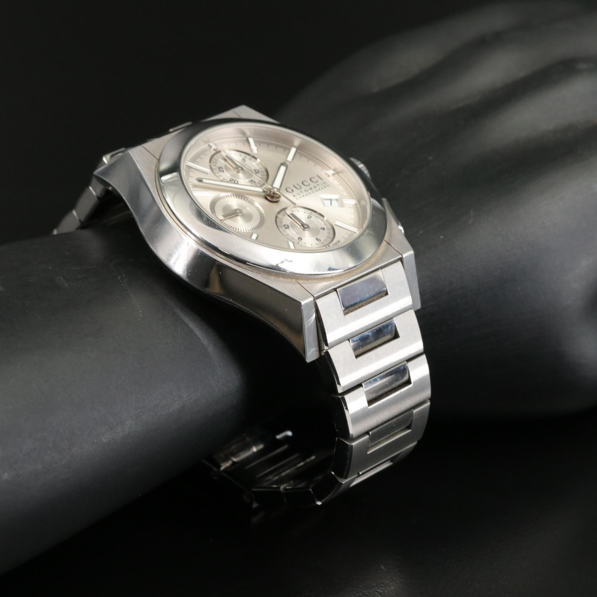 Gucci Pantheon 115.2 Stainless Steel Automatic Chronograph | EBTH