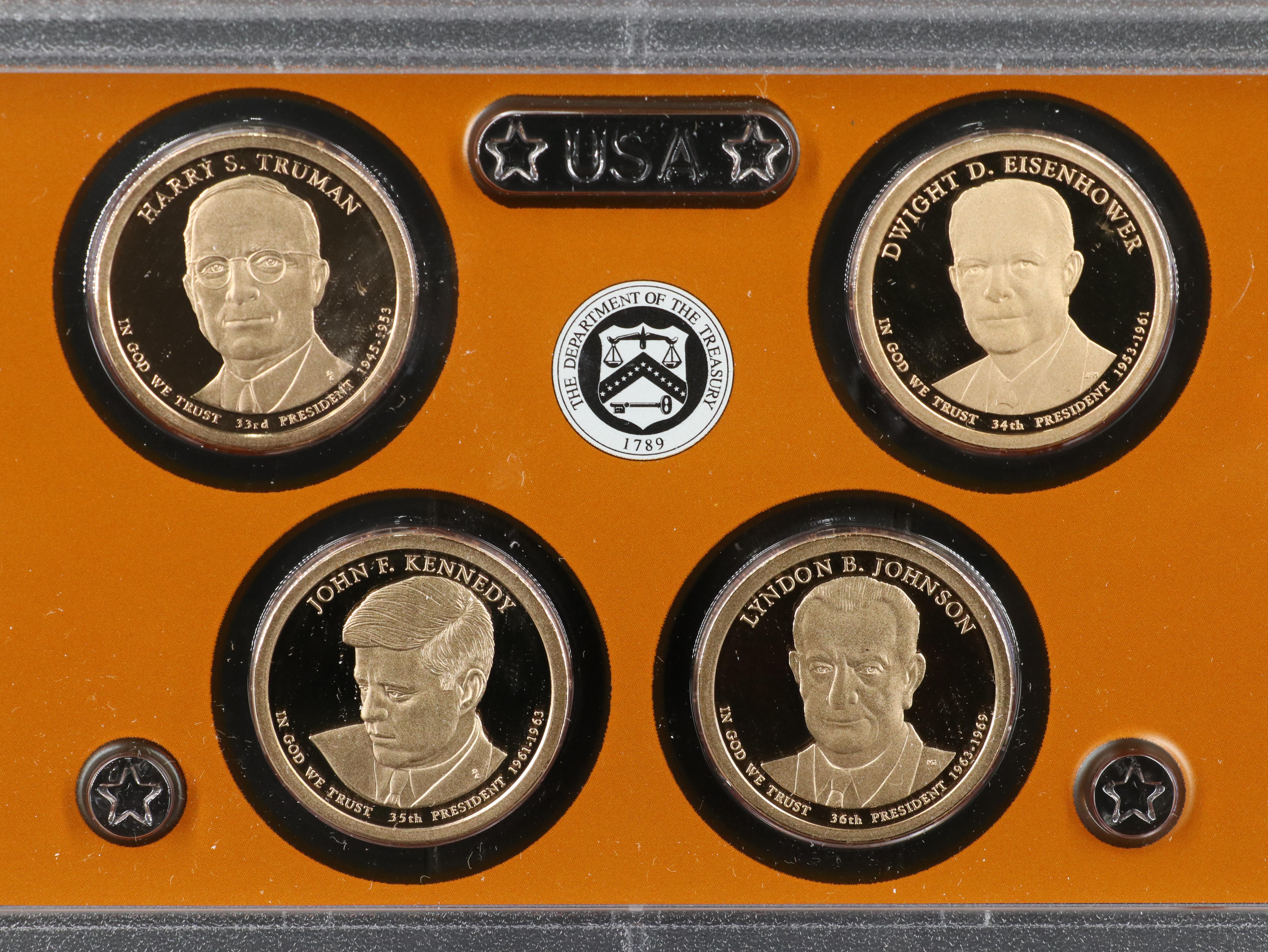 Five Different Modern U.S. Proof Sets 2013, 2014, 2015, 2016, and 2017 | EBTH