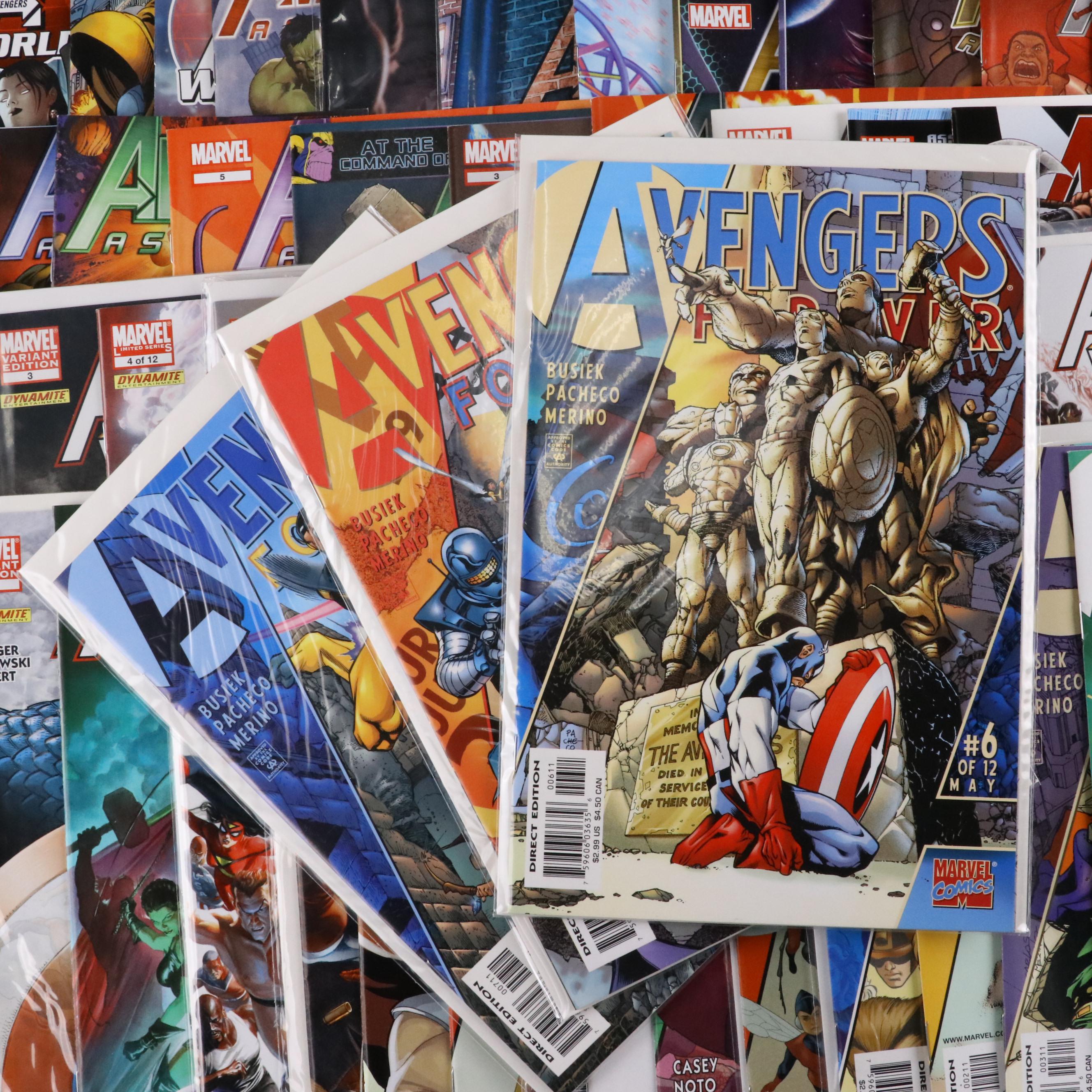 Modern Age Marvel Comics Featuring "Avengers Forever," "Avengers ...