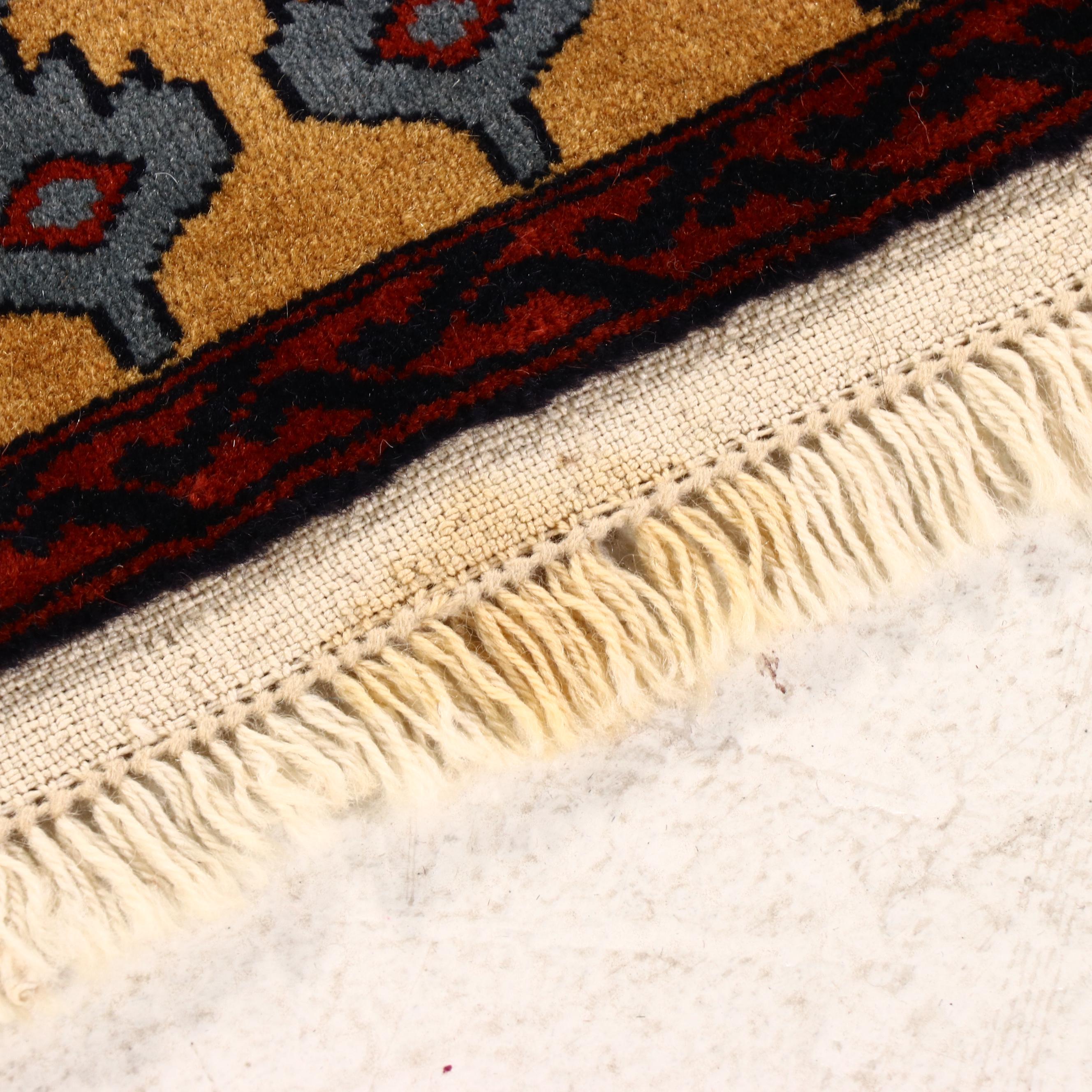 4'5 x 6'4 Hand-Knotted Caucasian Lenkoran Area Rug | EBTH