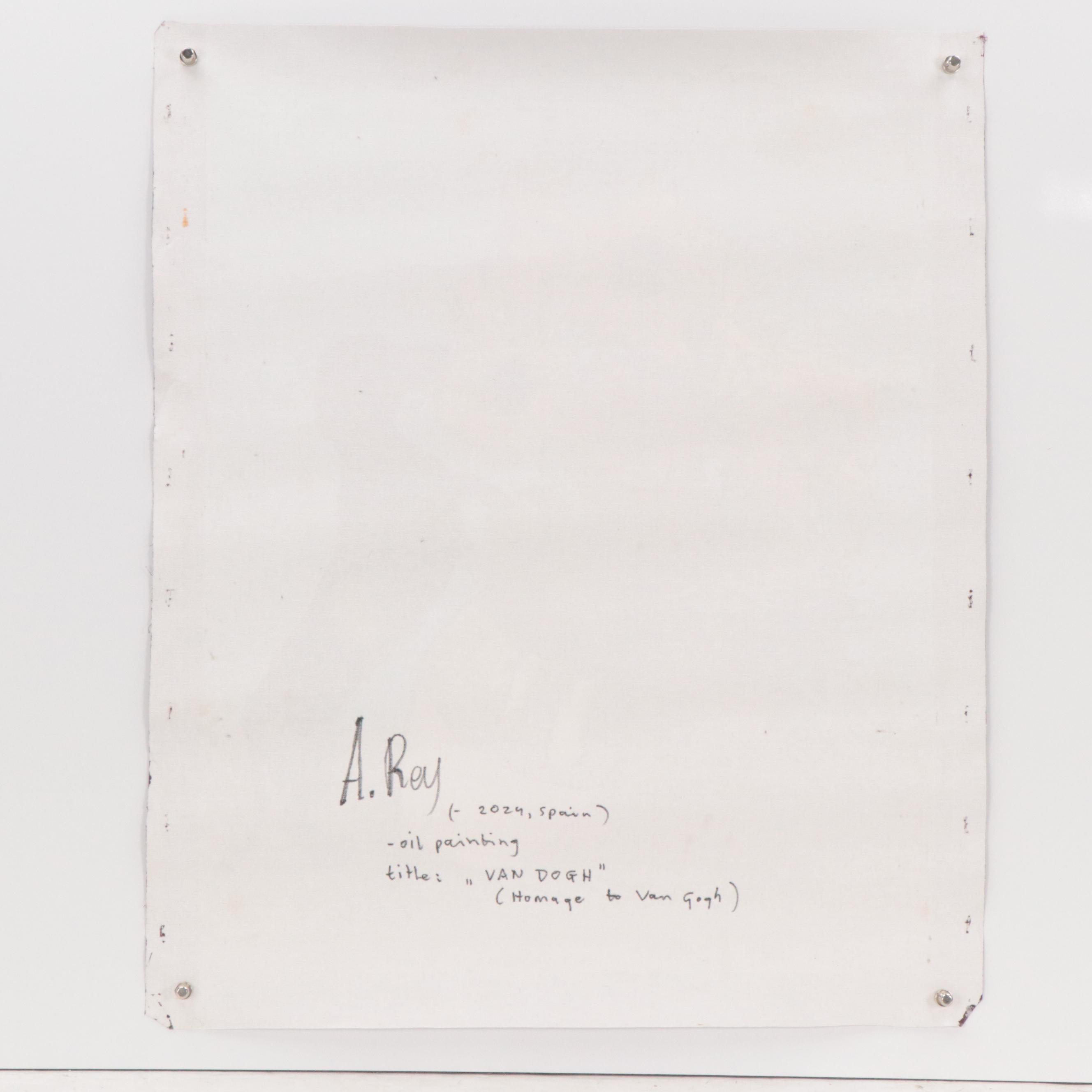 Agnes Rey Oil Painting "Van Dogh," 2024 | EBTH