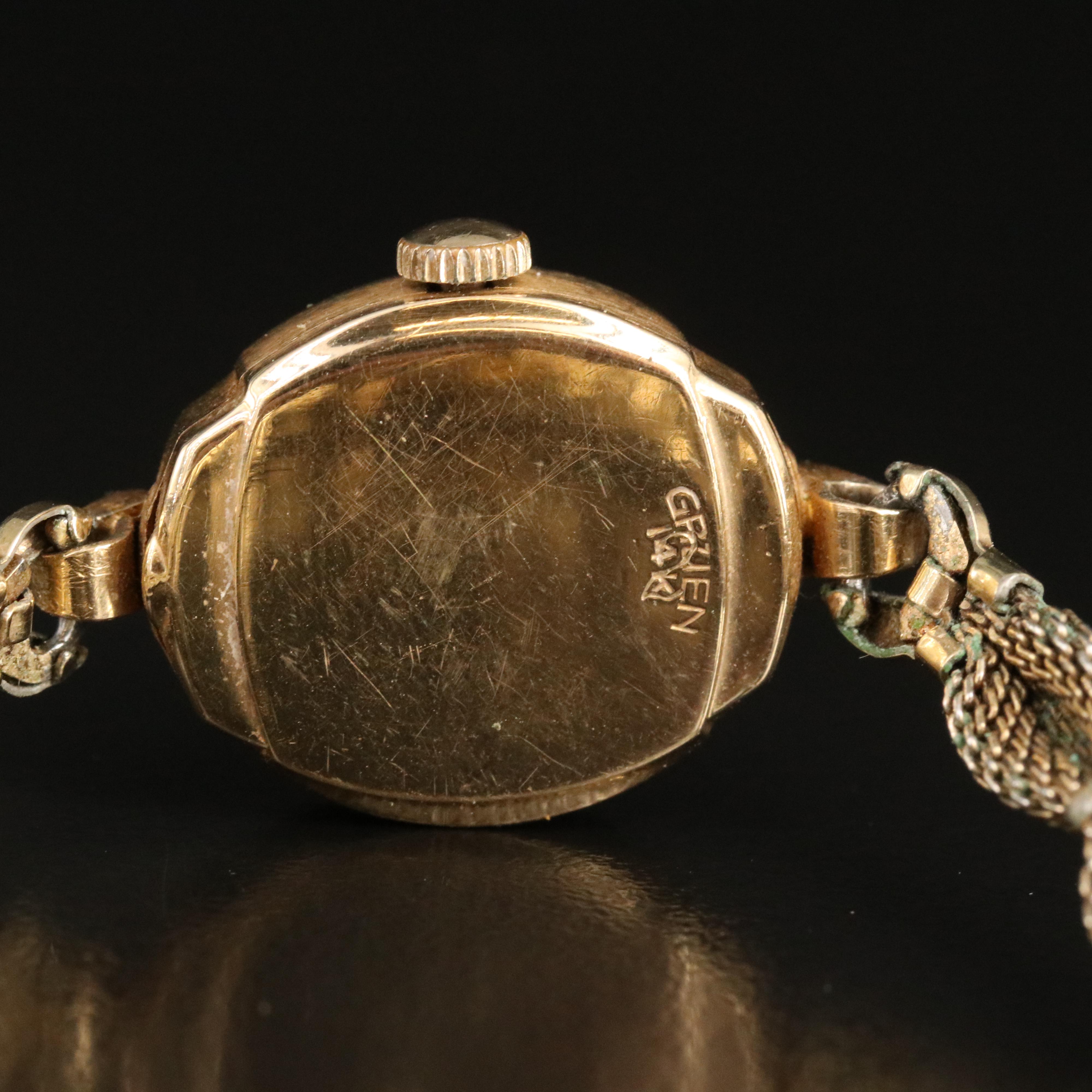 Vintage 14K Gold Hamilton & Gruen Mechanical Watches | EBTH