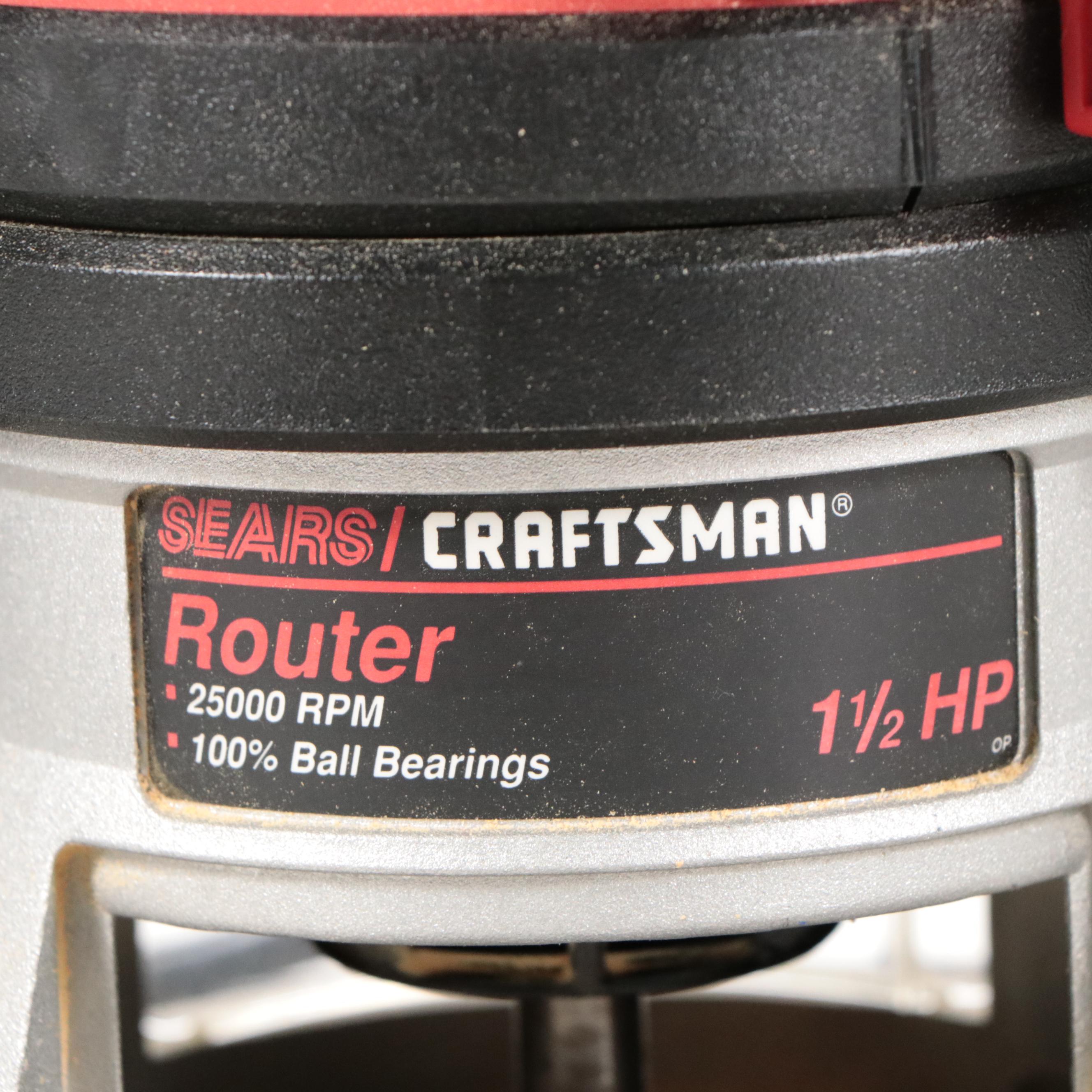 Craftsman 25000 RPM Router with Case | EBTH