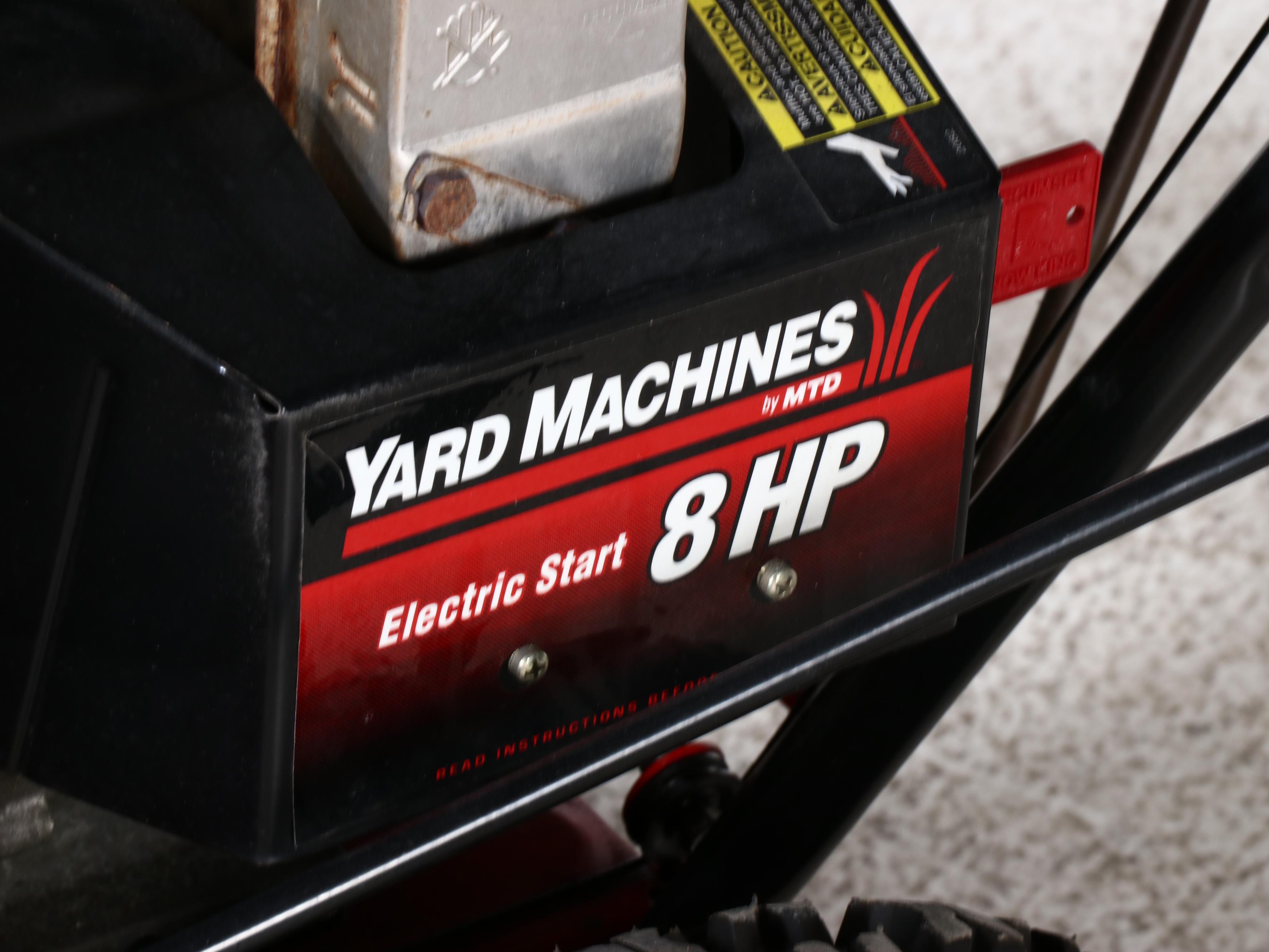 Yard Machines 26" Gas Powered Snowblower | EBTH