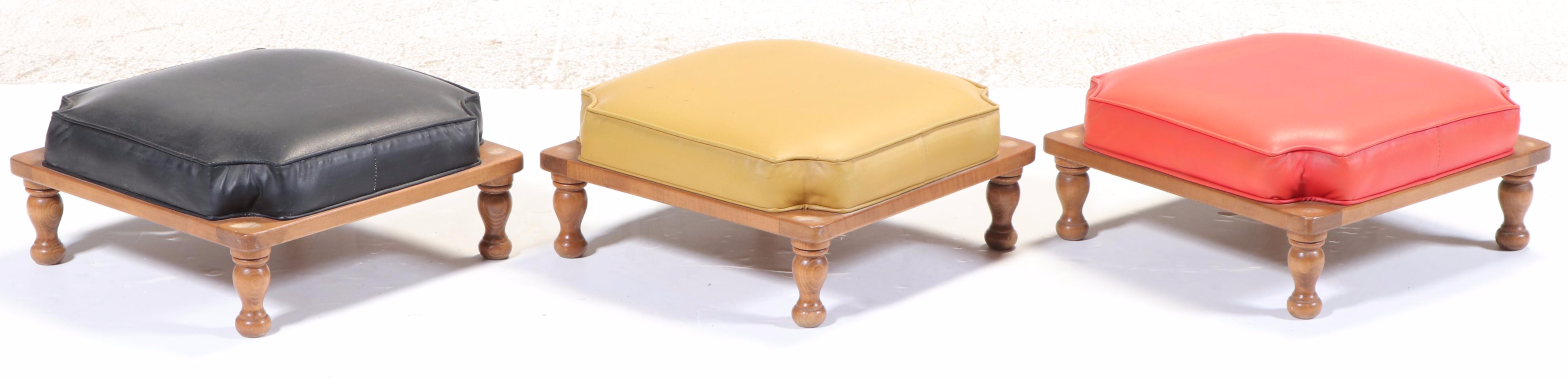 Baumritter Mid-Century Style Stacking Low Stools, Mid to Late 20th ...