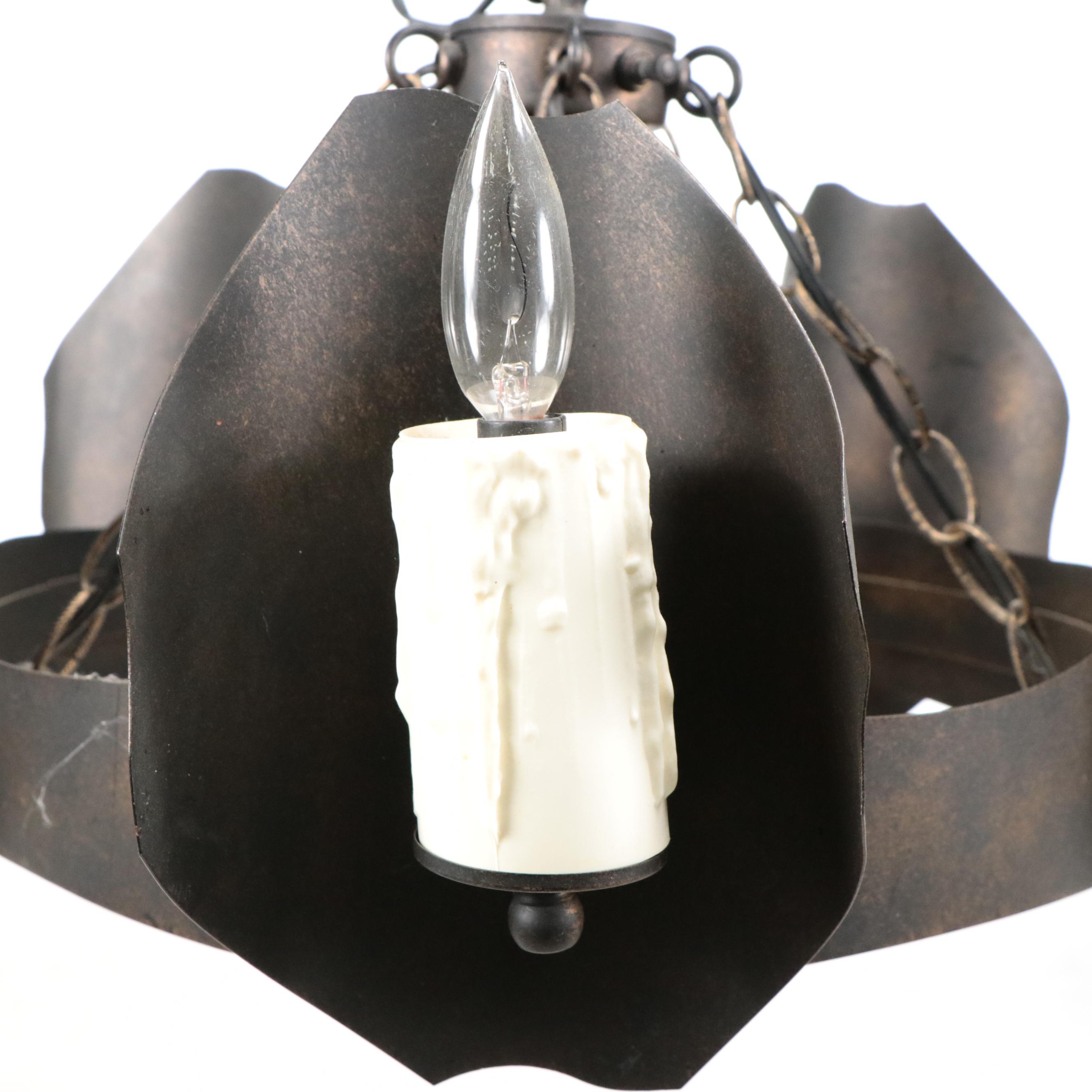 Primitive Gothic Revival Style Five-Light Candelabra | EBTH