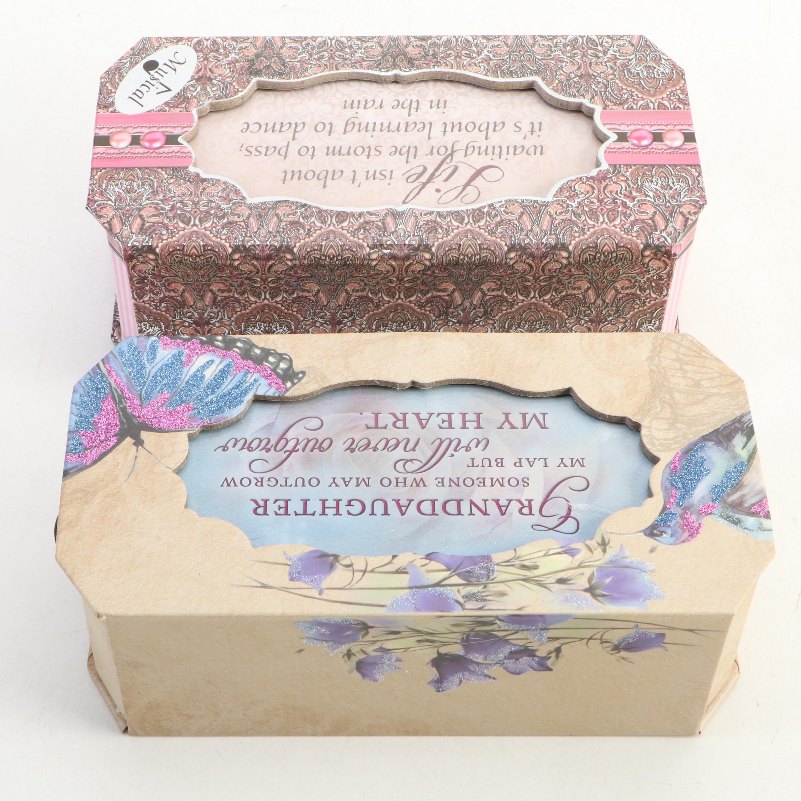 Cottage Garden Belle Papier Music Boxes | EBTH