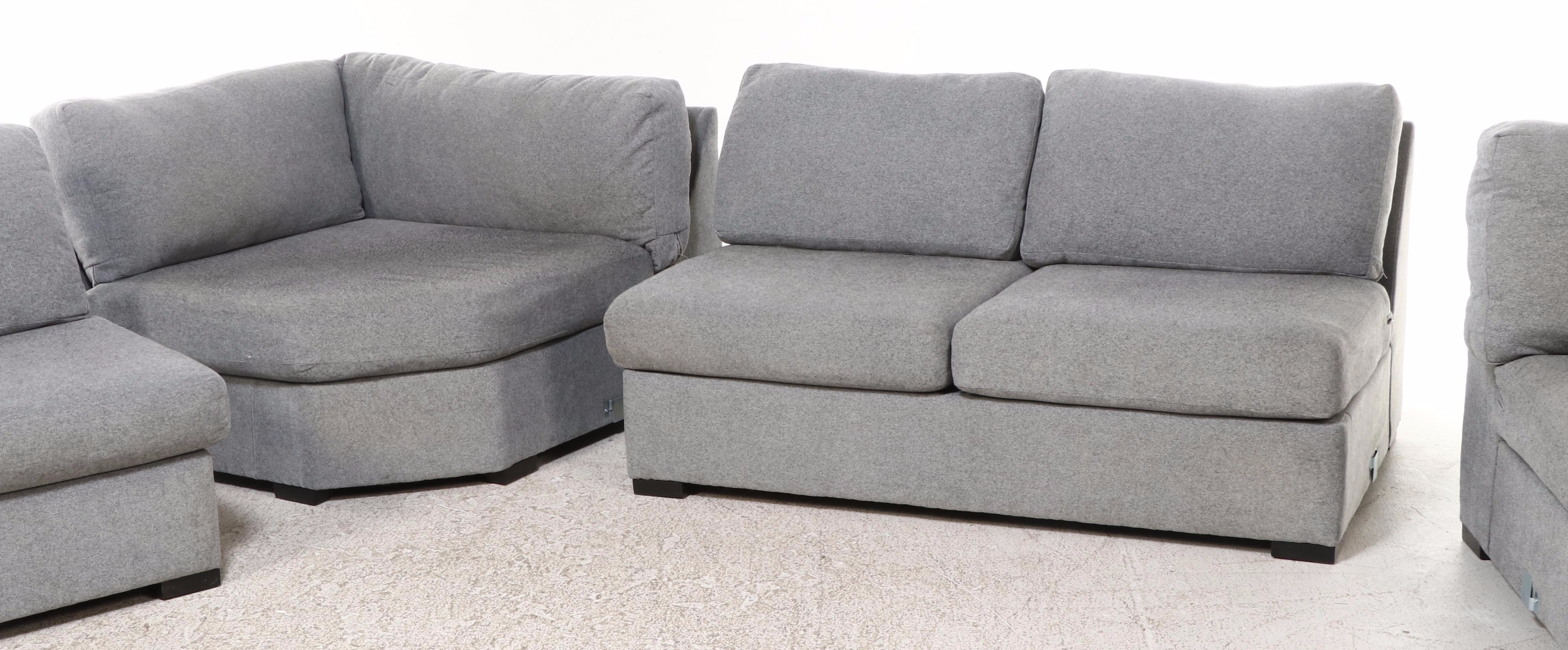 Jonathan Louis Inc. Upholstered Sectional Sofa | EBTH