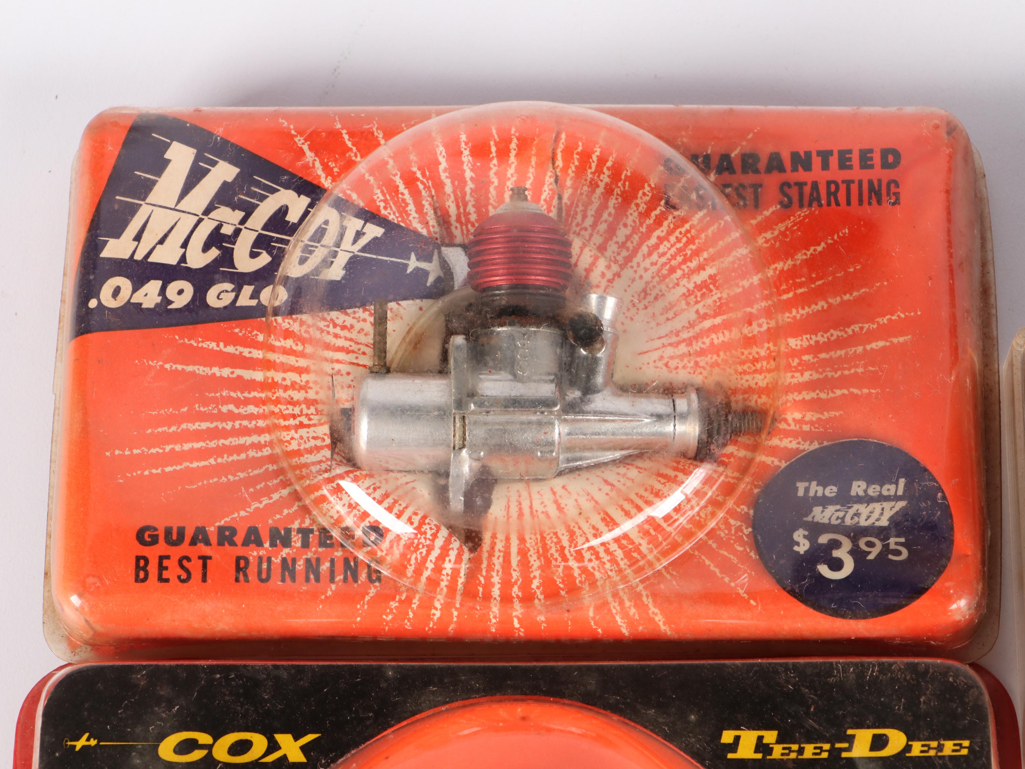 Cox "Tee-Dee .010," "RR-1," McCoy ".049 Glo" and More Airplane Model ...