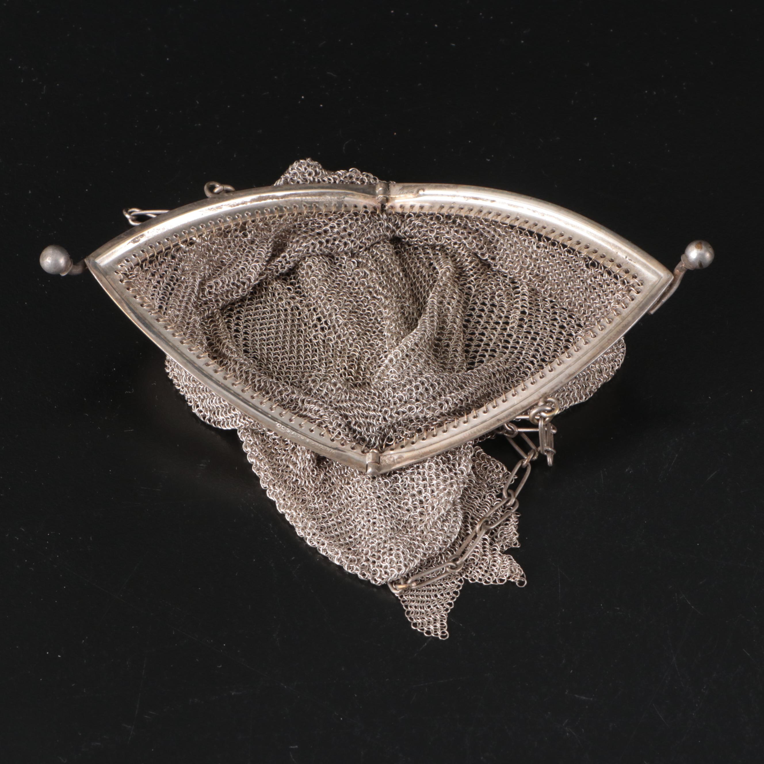Whiting & Davis Chain Mesh Bag, Early 20th Century | Everything But The ...