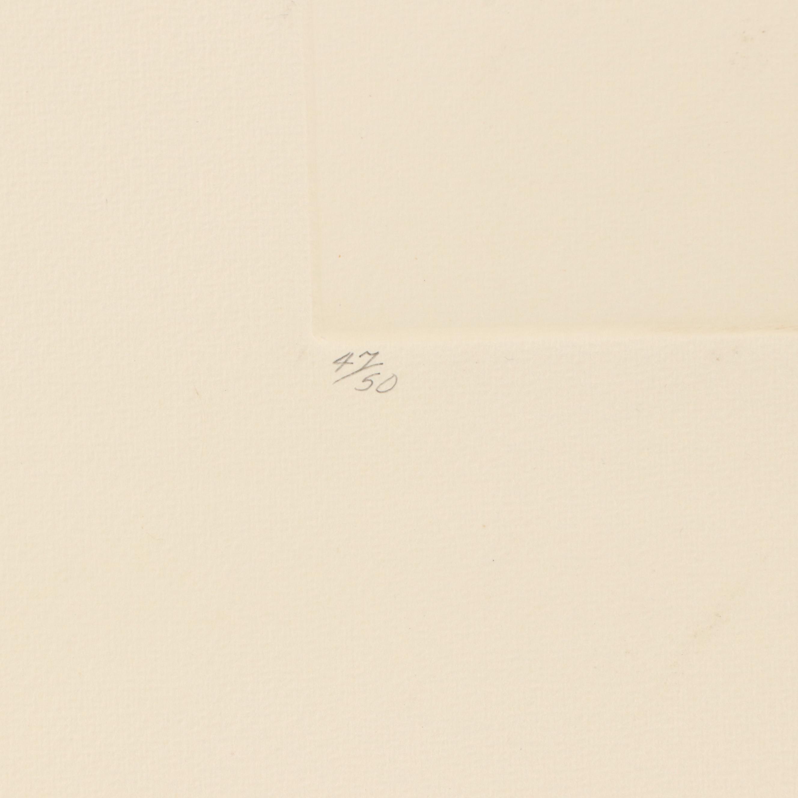 Brian A. McCall Diptych Etching "The Man - Root," 1978 | EBTH