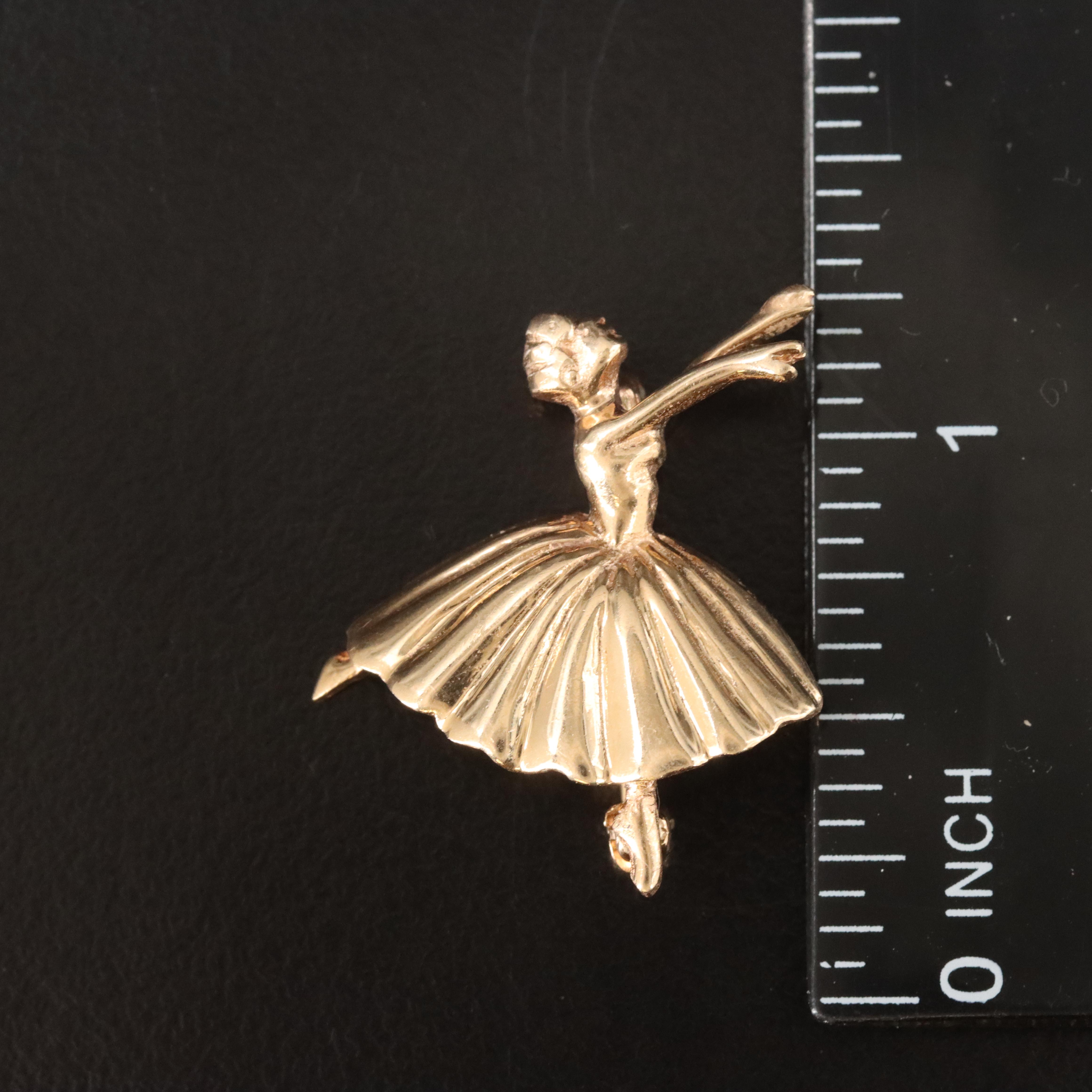 14K Ballerina Pin | EBTH