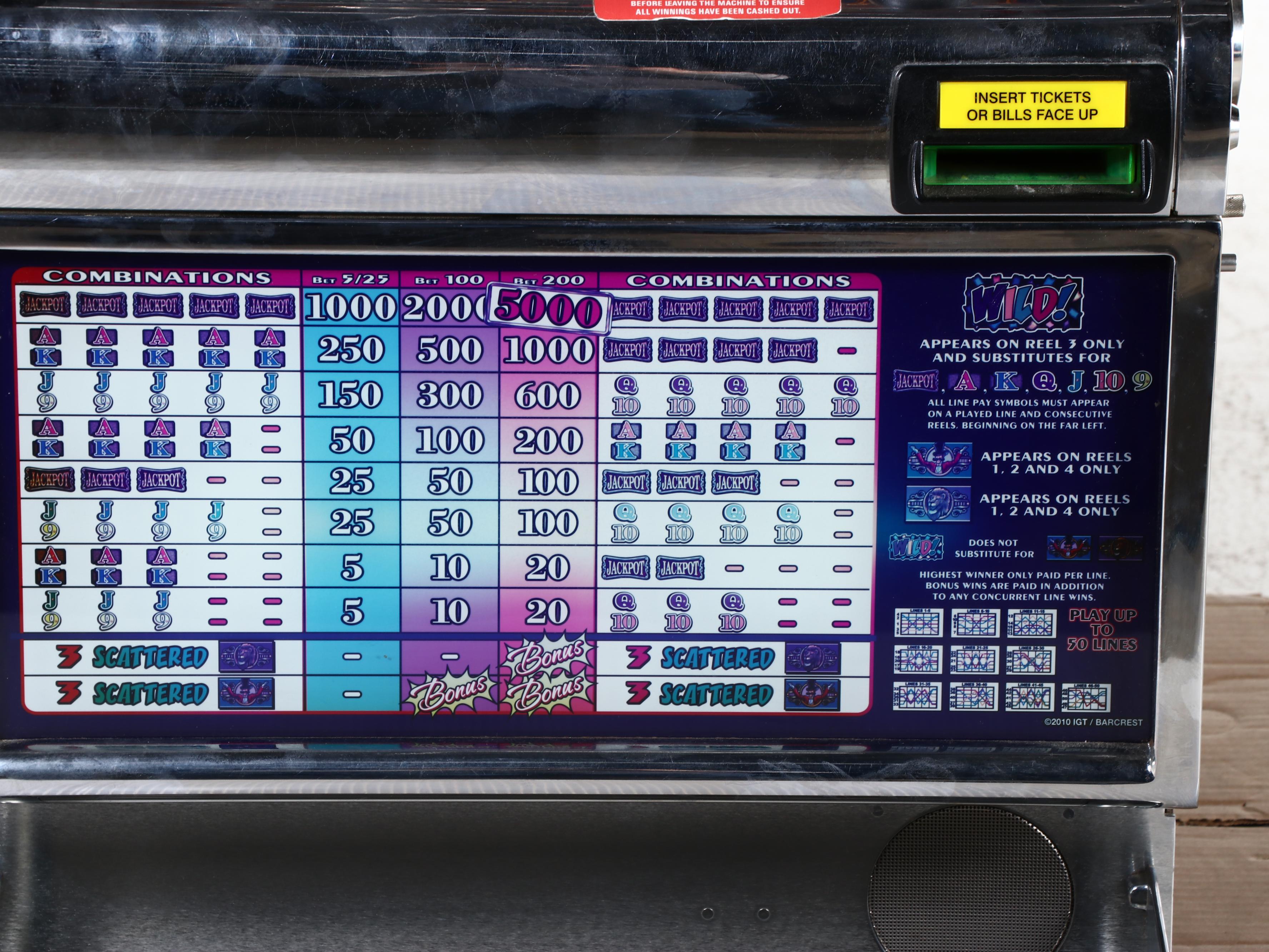 IGT Barcrest "Ring Master" Slot Machine, 2008 | EBTH
