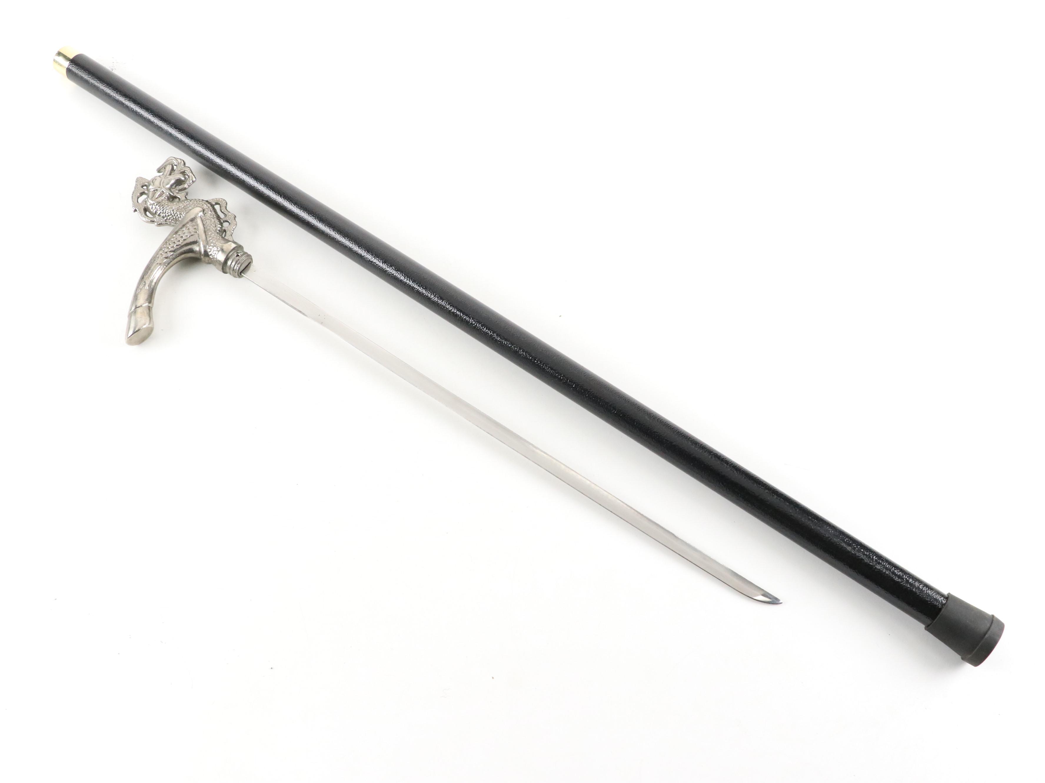 Fire-Breathing Dragon Handle Sword Cane | EBTH