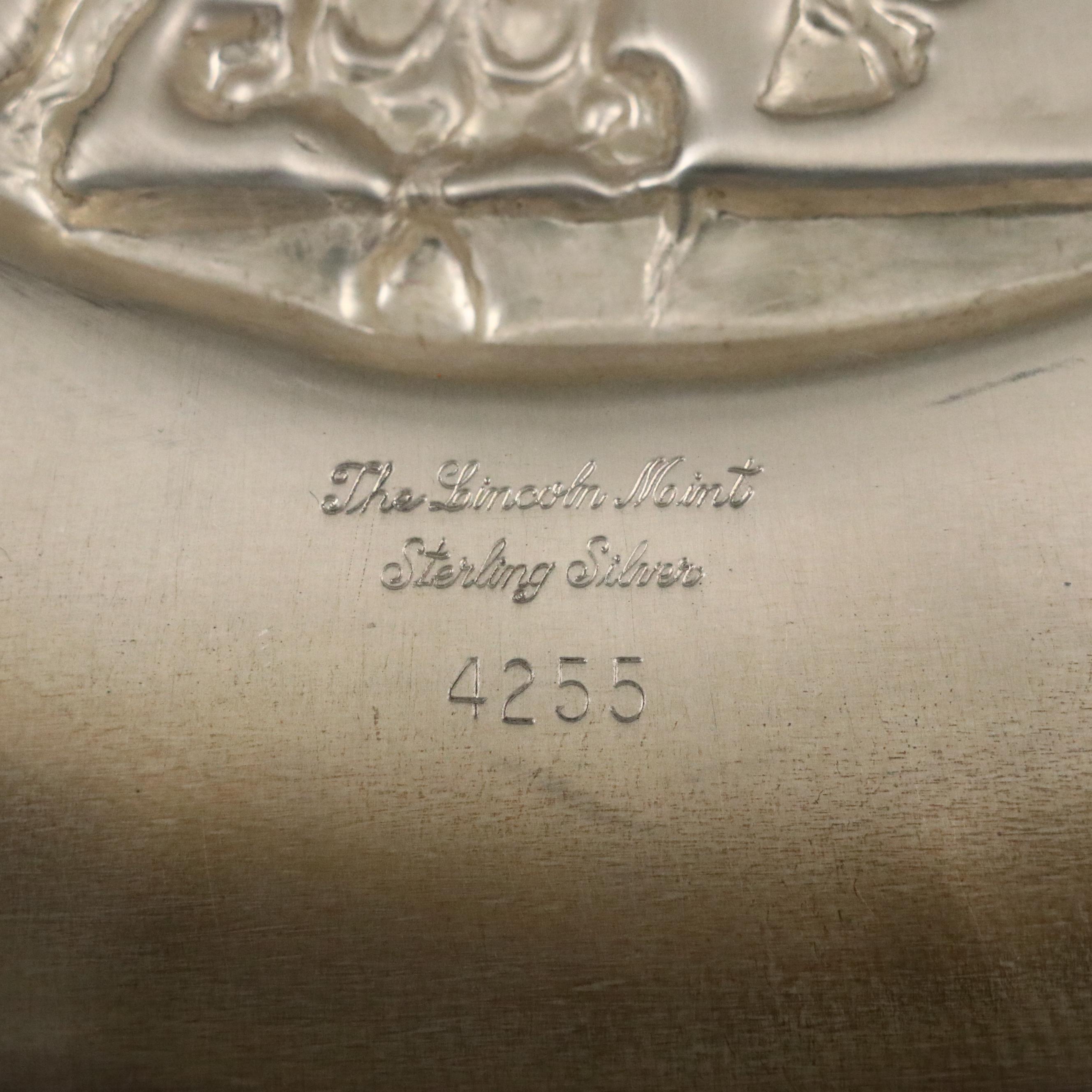 Lincoln Mint "Unicorn Dionysiaque" Sterling Silver Plate by Salvador ...