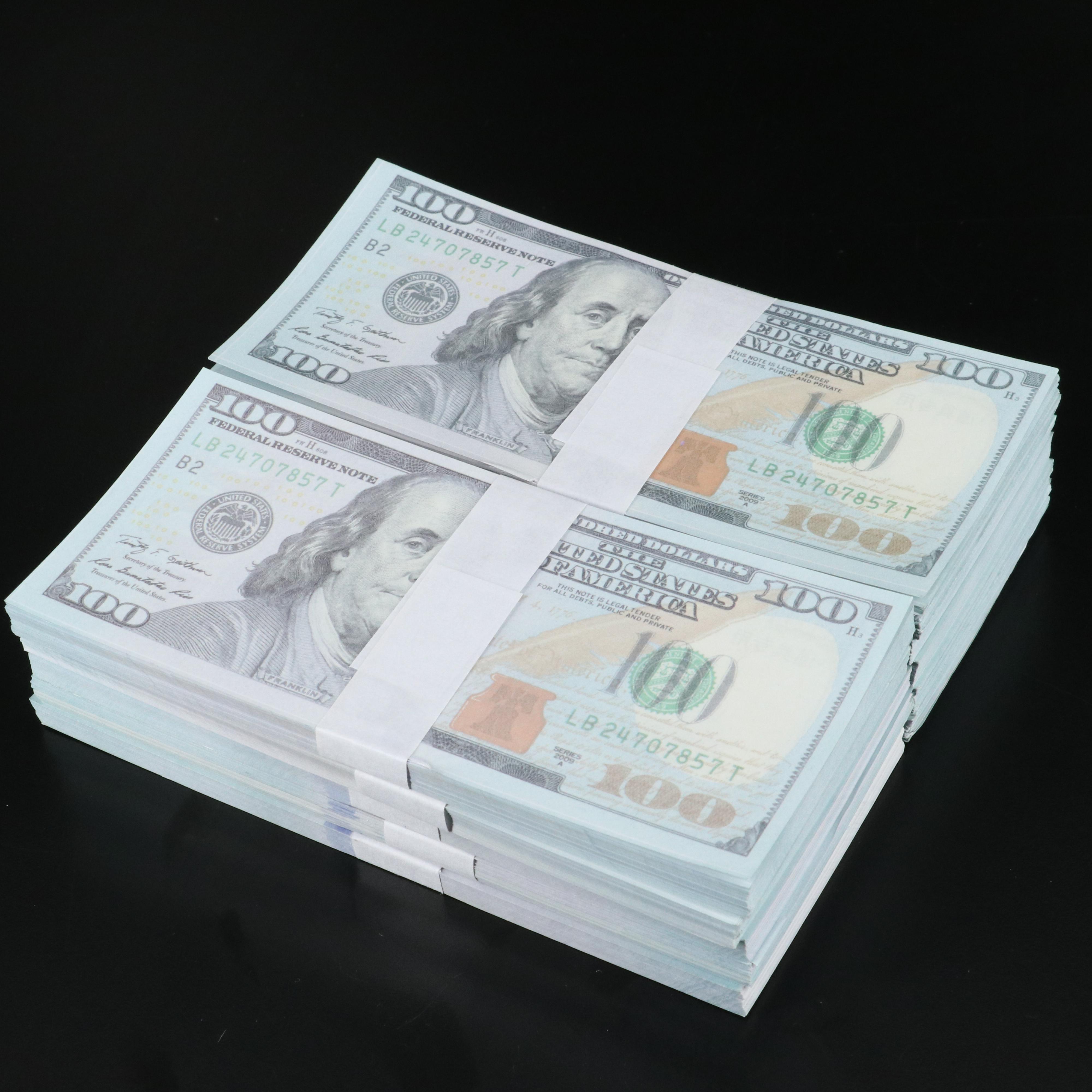 One-Ounce Fine Silver Round and 1,000 Stage/Movie Prop Banknotes | EBTH