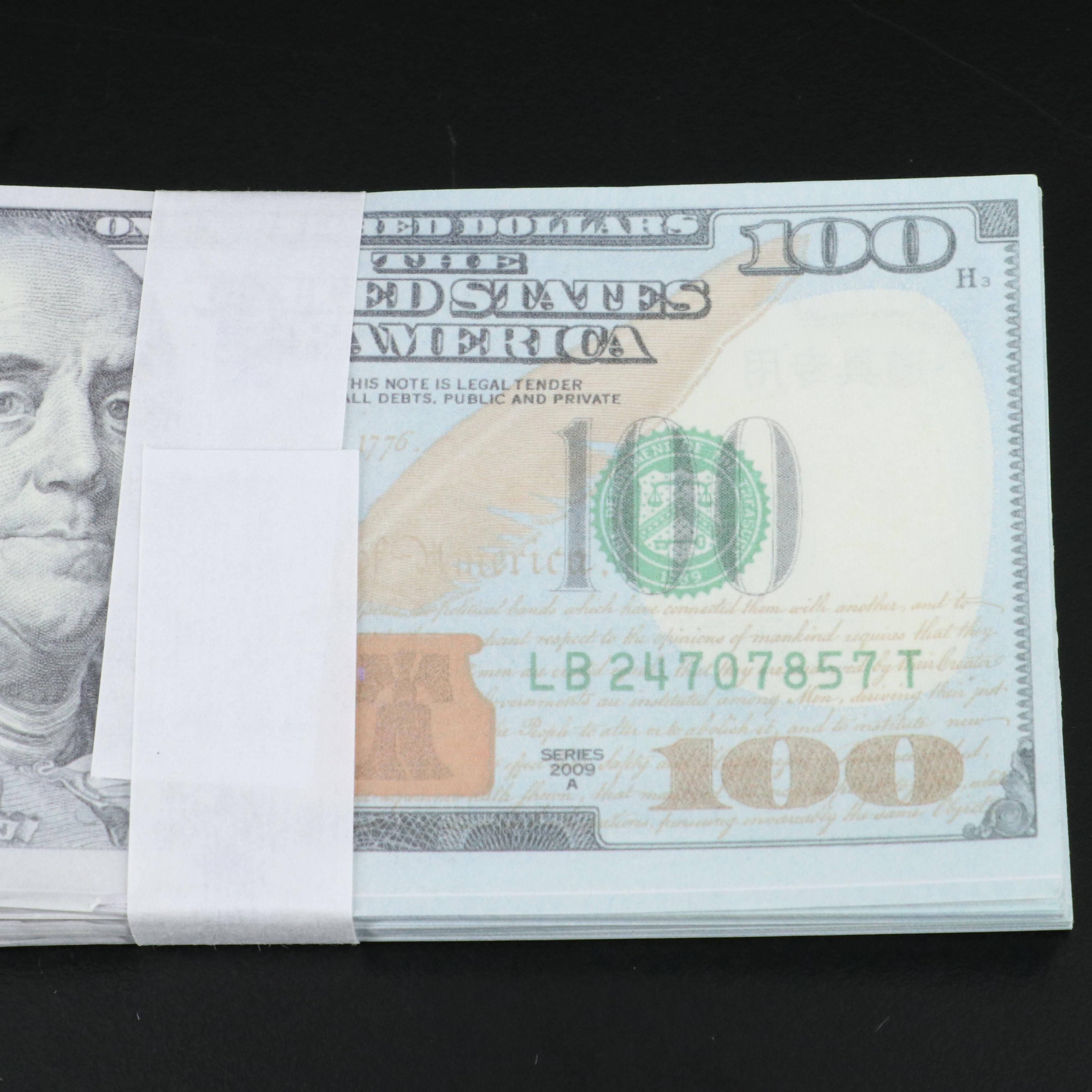 One-Ounce Fine Silver Round and 1,000 Stage/Movie Prop Banknotes | EBTH