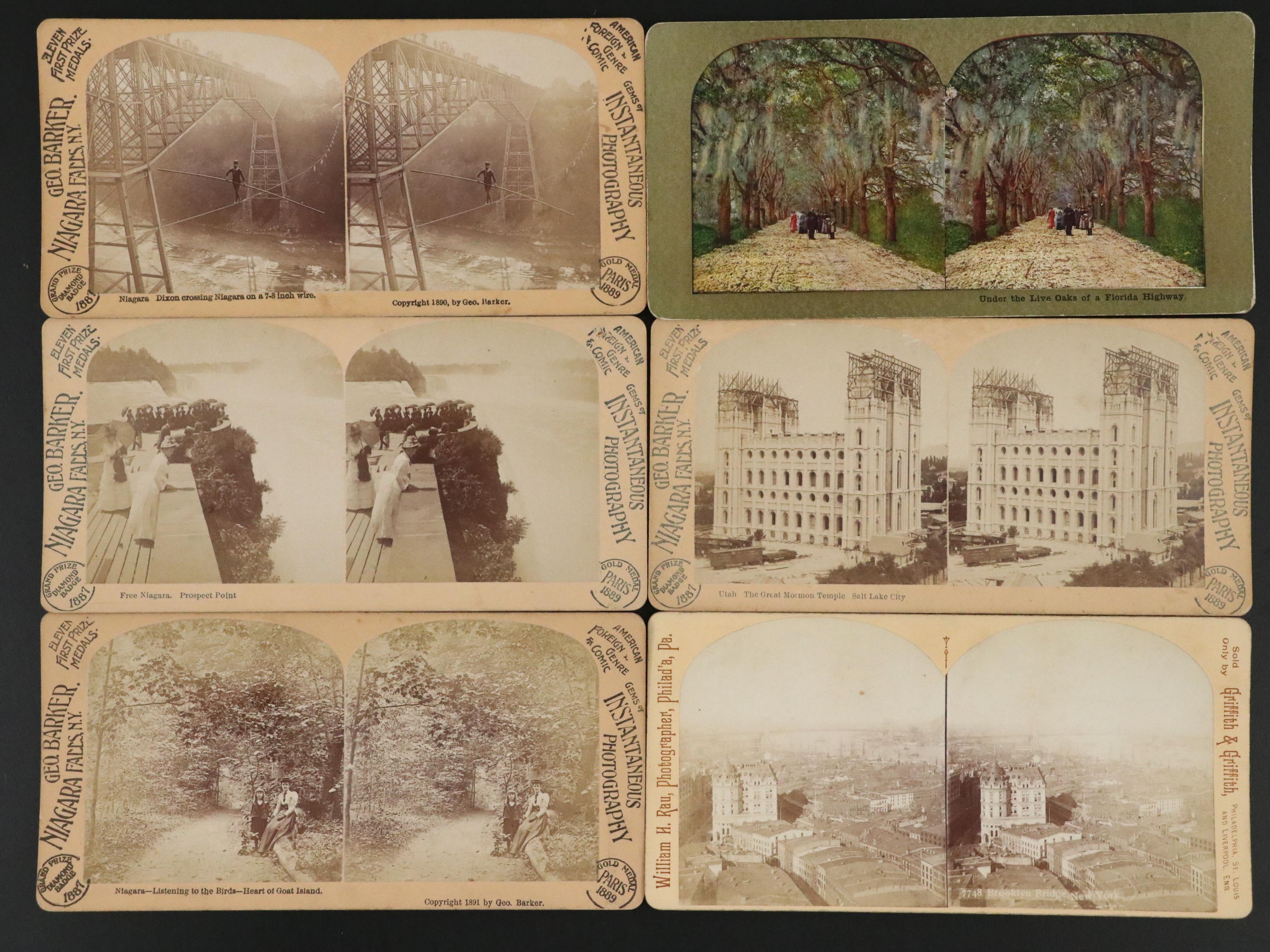 Keystone Stereoscope with Image Card Collection, Late 19th/Early 20th ...