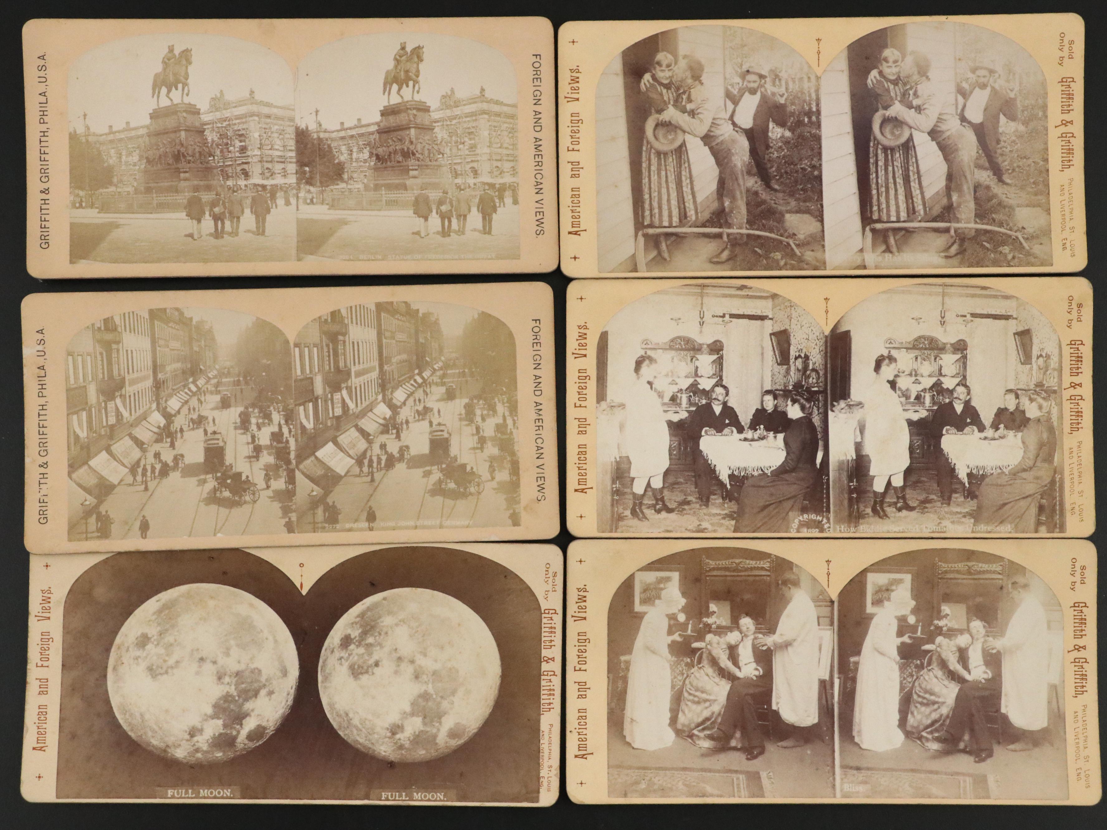 Keystone Stereoscope with Image Card Collection, Late 19th/Early 20th ...
