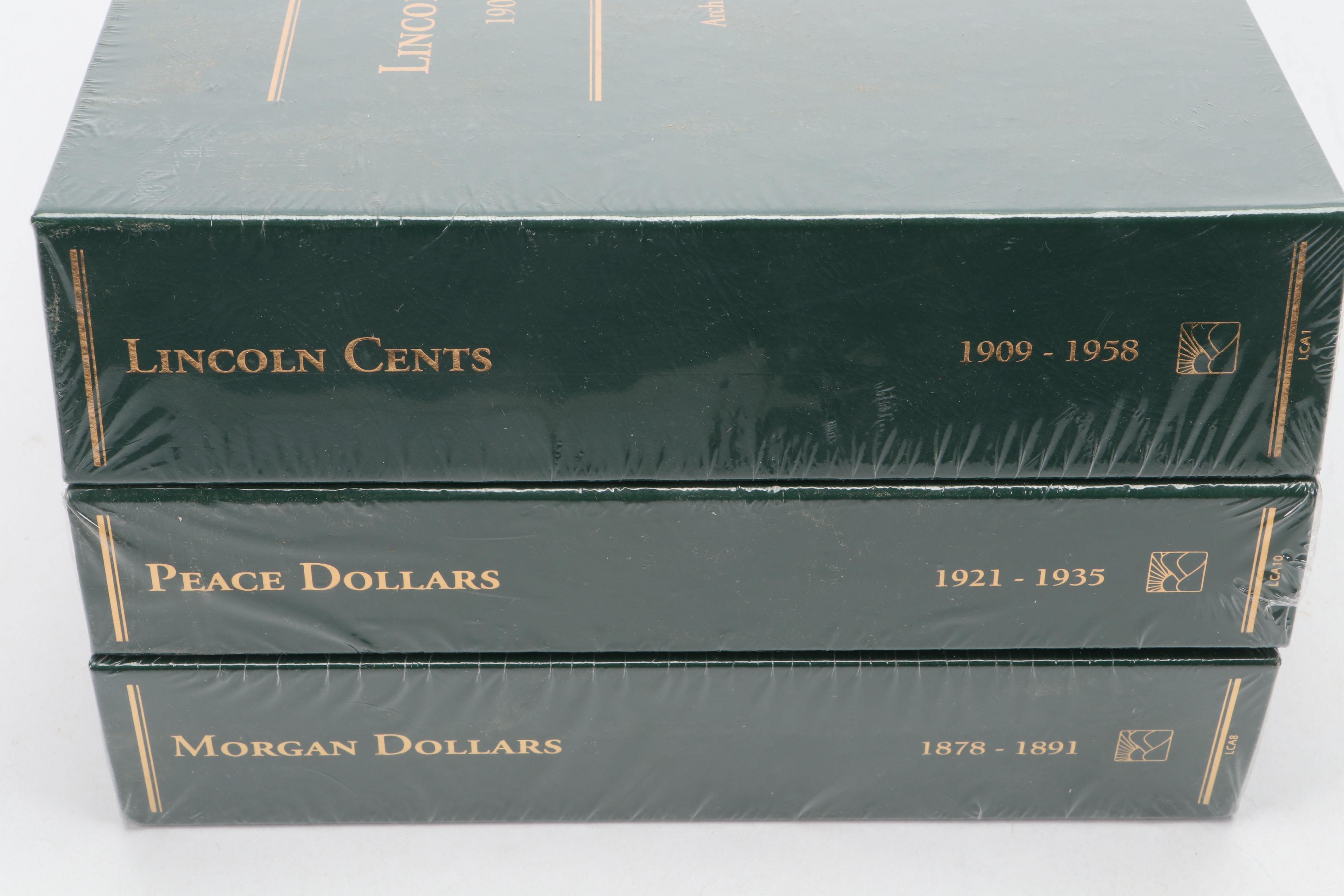Coin Collecting Binders for Lincoln Cents, Peace Dollars, and Morgan ...