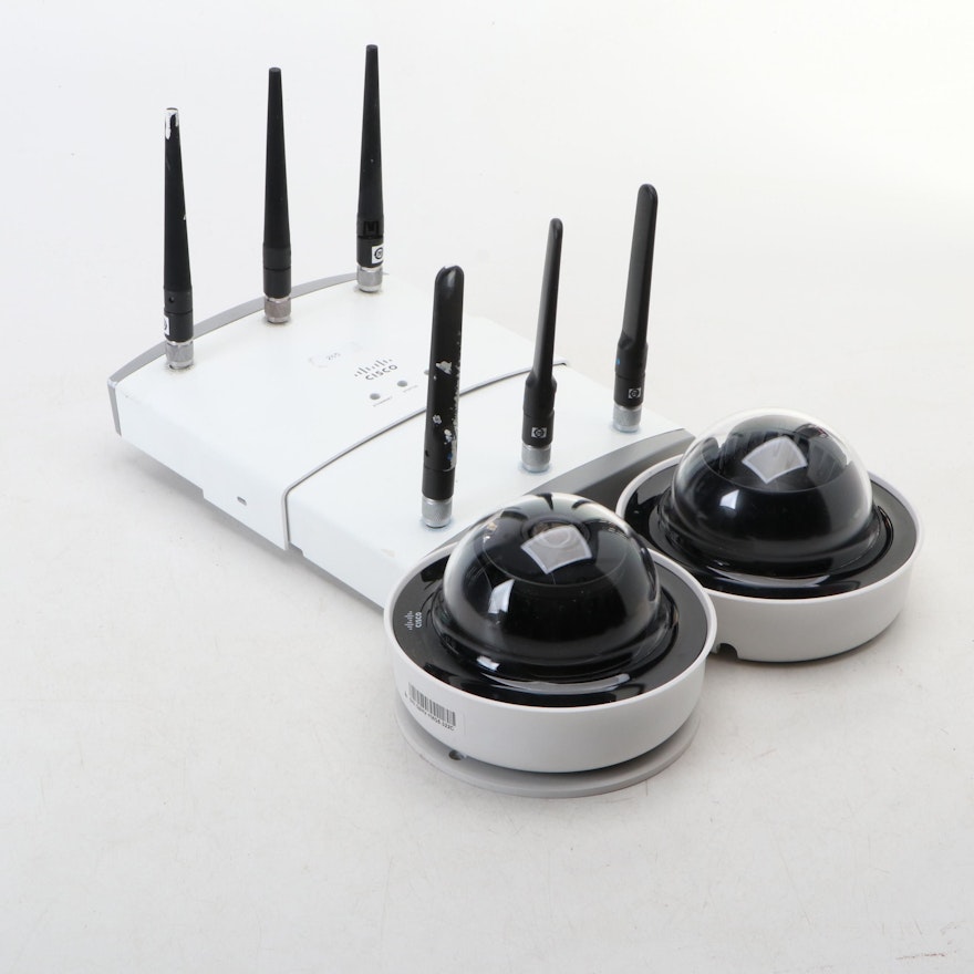Cisco Aironet IOS Access Point and Cameras | EBTH Cisco Aironet IOS Access Point and Cameras | EBTH