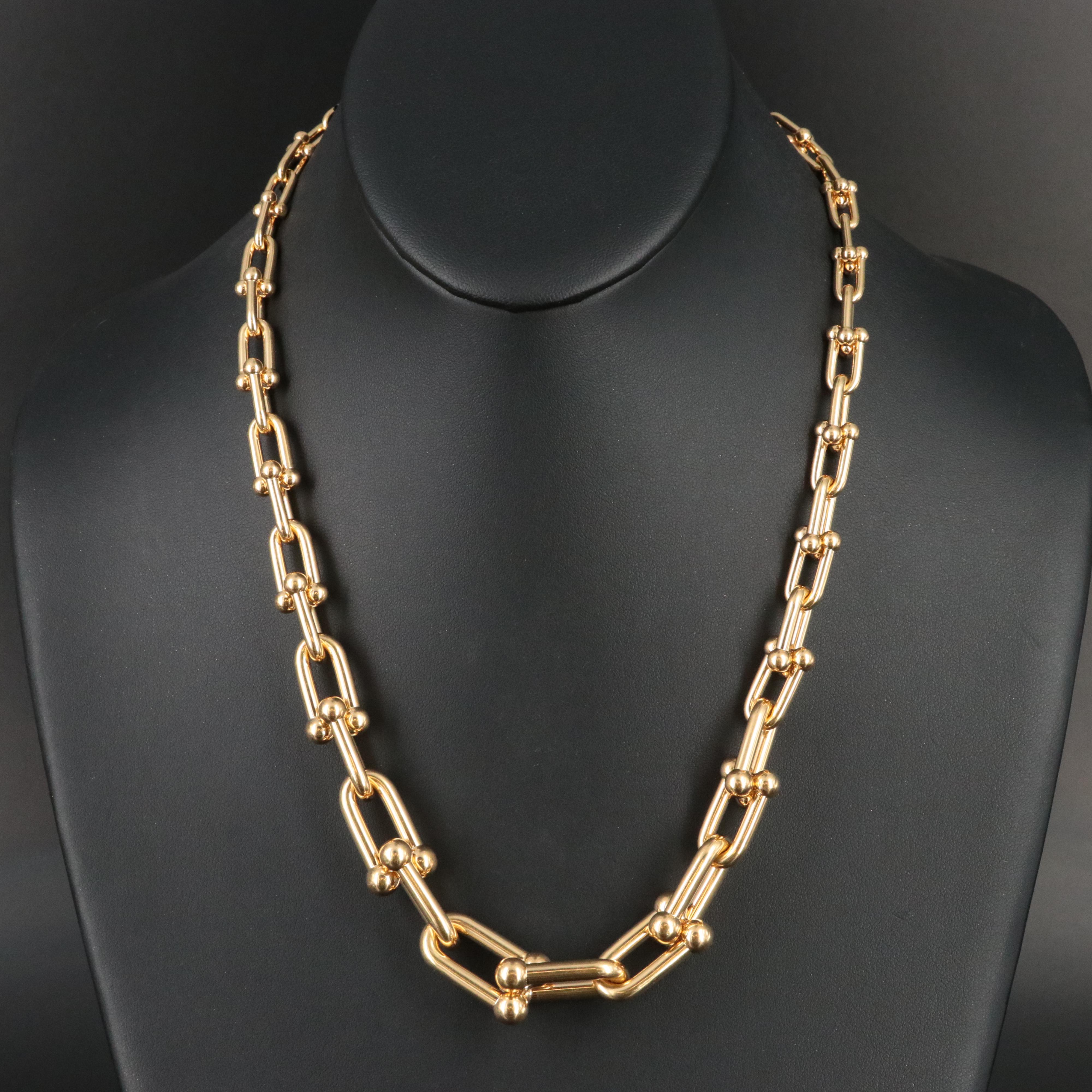 Tiffany & Co. HardWear 18K Graduated Link Necklace | EBTH